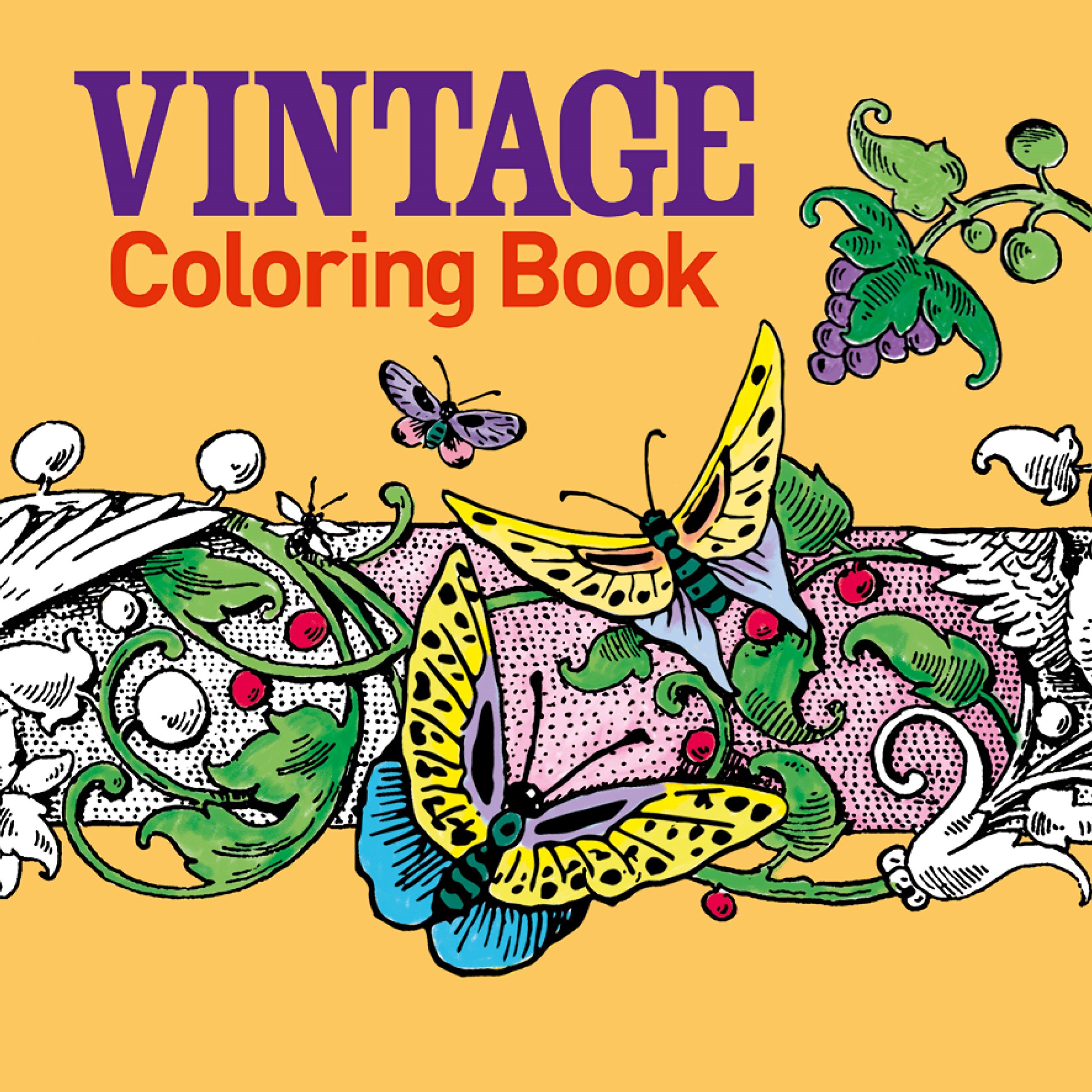 old school coloring book