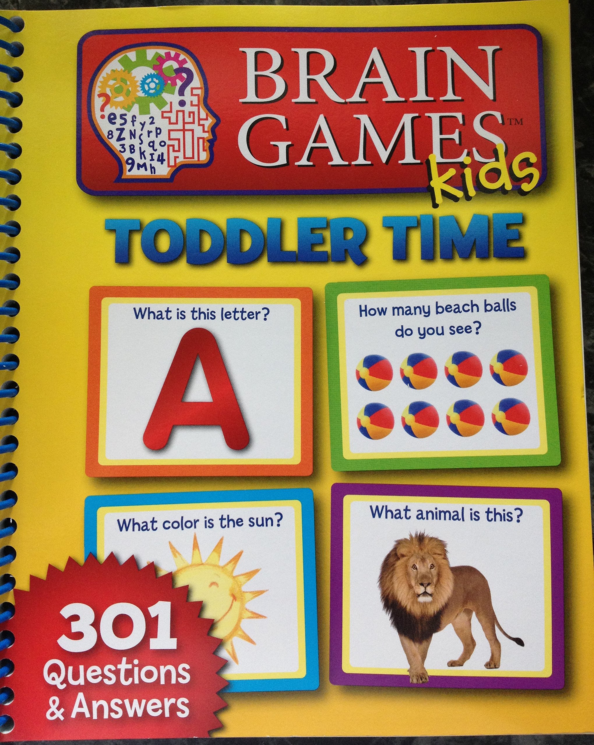 Brain Games Kids Toddler Time: Including letters, numbers, colors ...