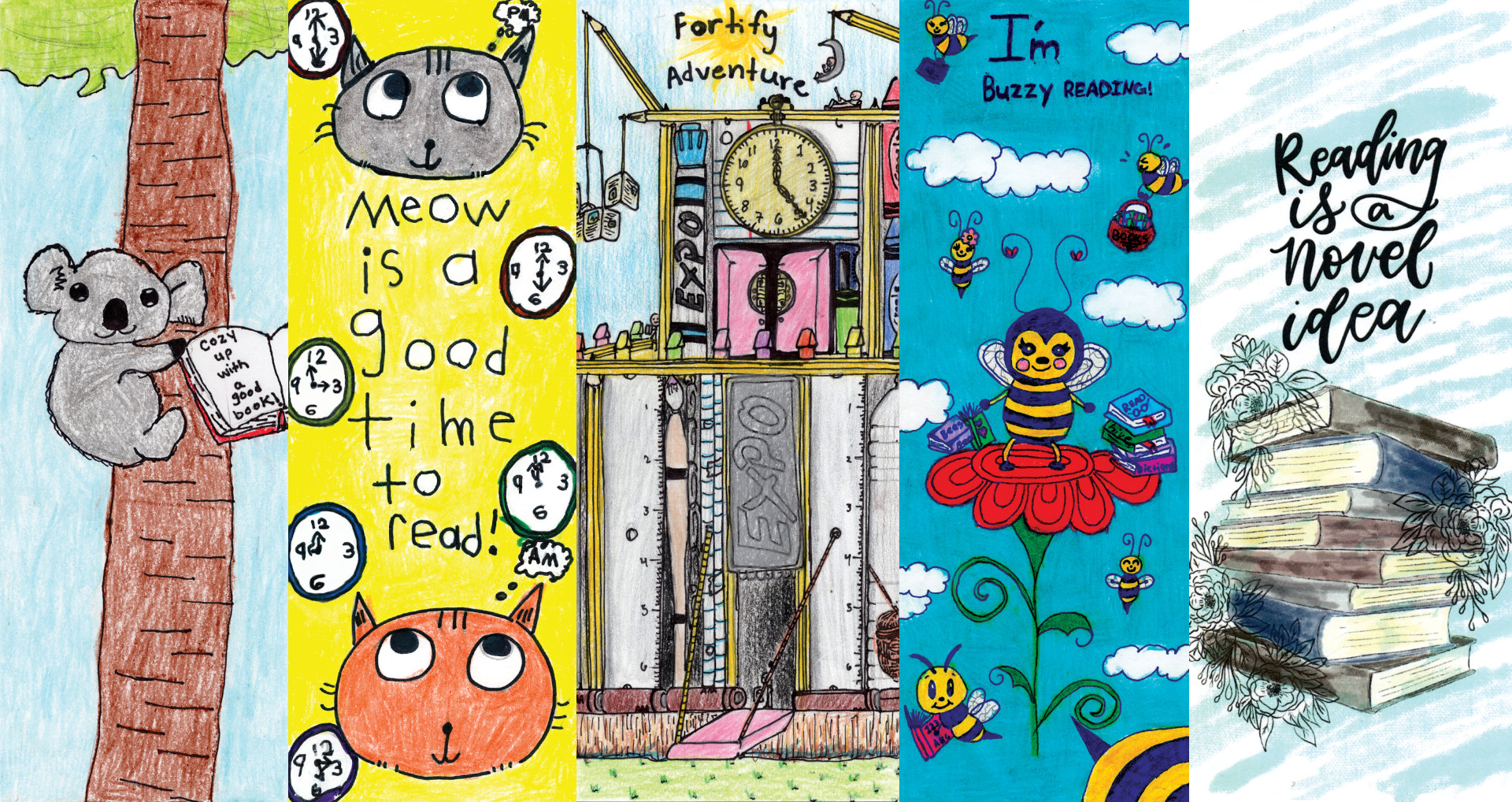 2022 Bookmark Design Contest Winners | Green Valley Book Fair