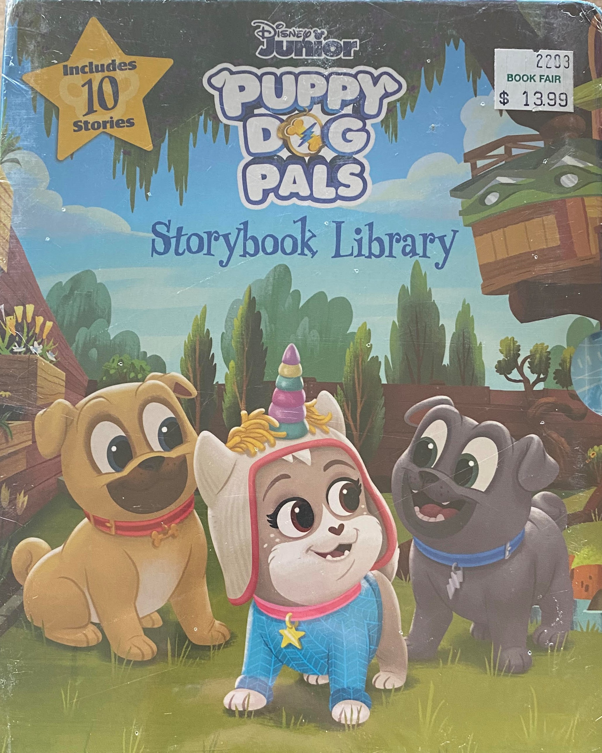 Disney Junior Puppy Dog Pals Storybook Library - 10 Book Set | Green ...