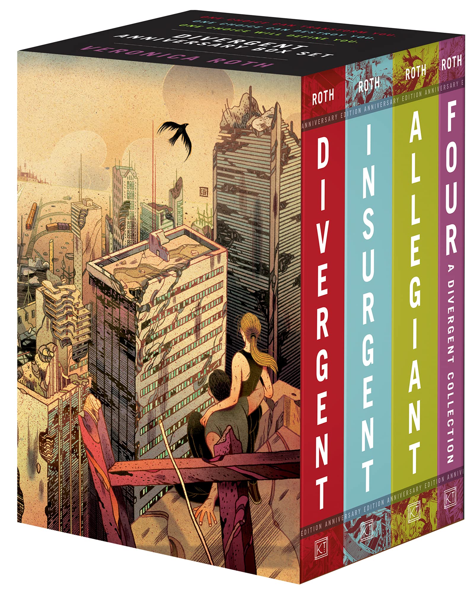 Divergent Anniversary Box Set: Divergent, Insurgent, Allegiant, & Four ...