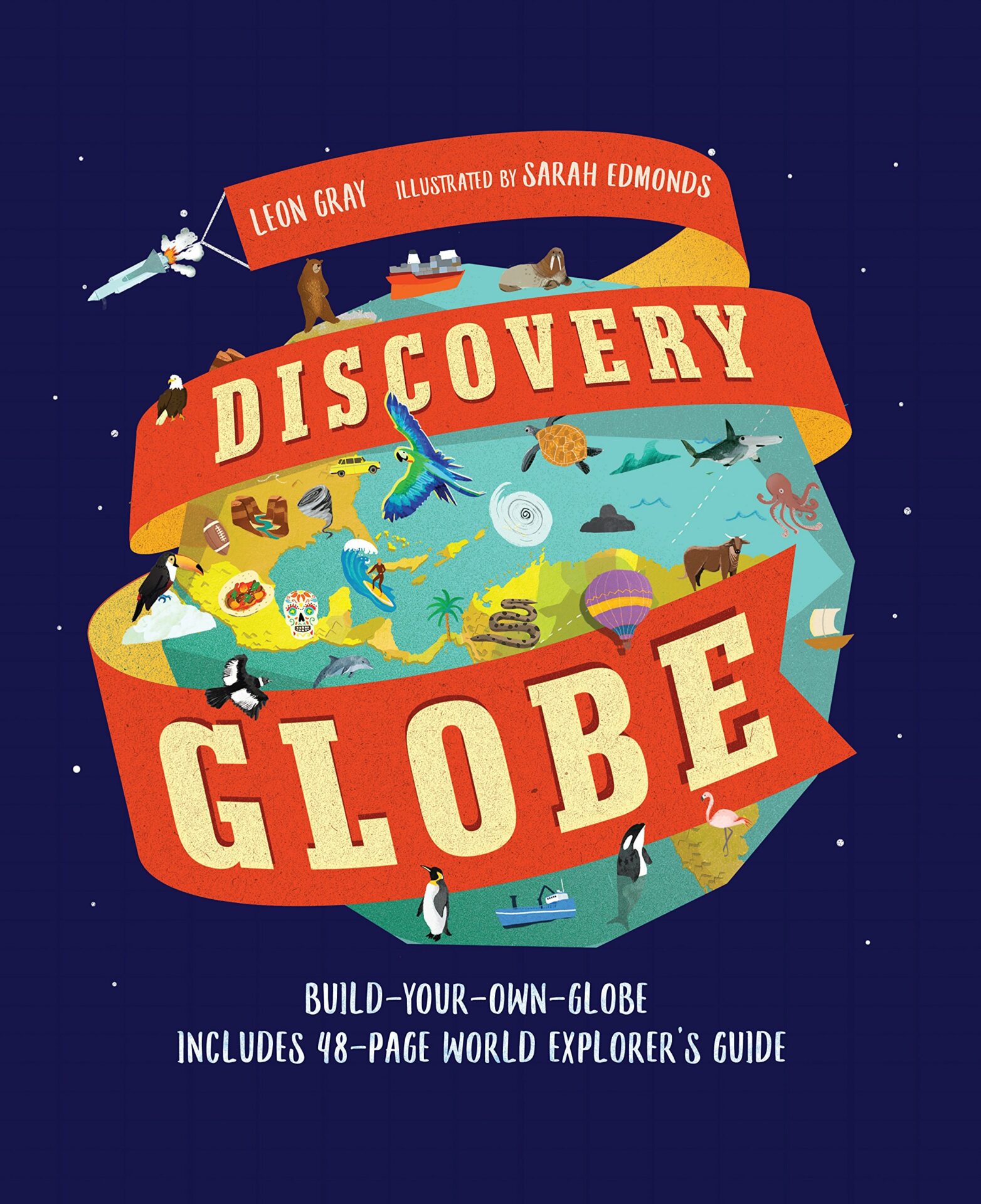 Discovery Globe: Build Your Own Globe Kit Includes 48-Page World ...