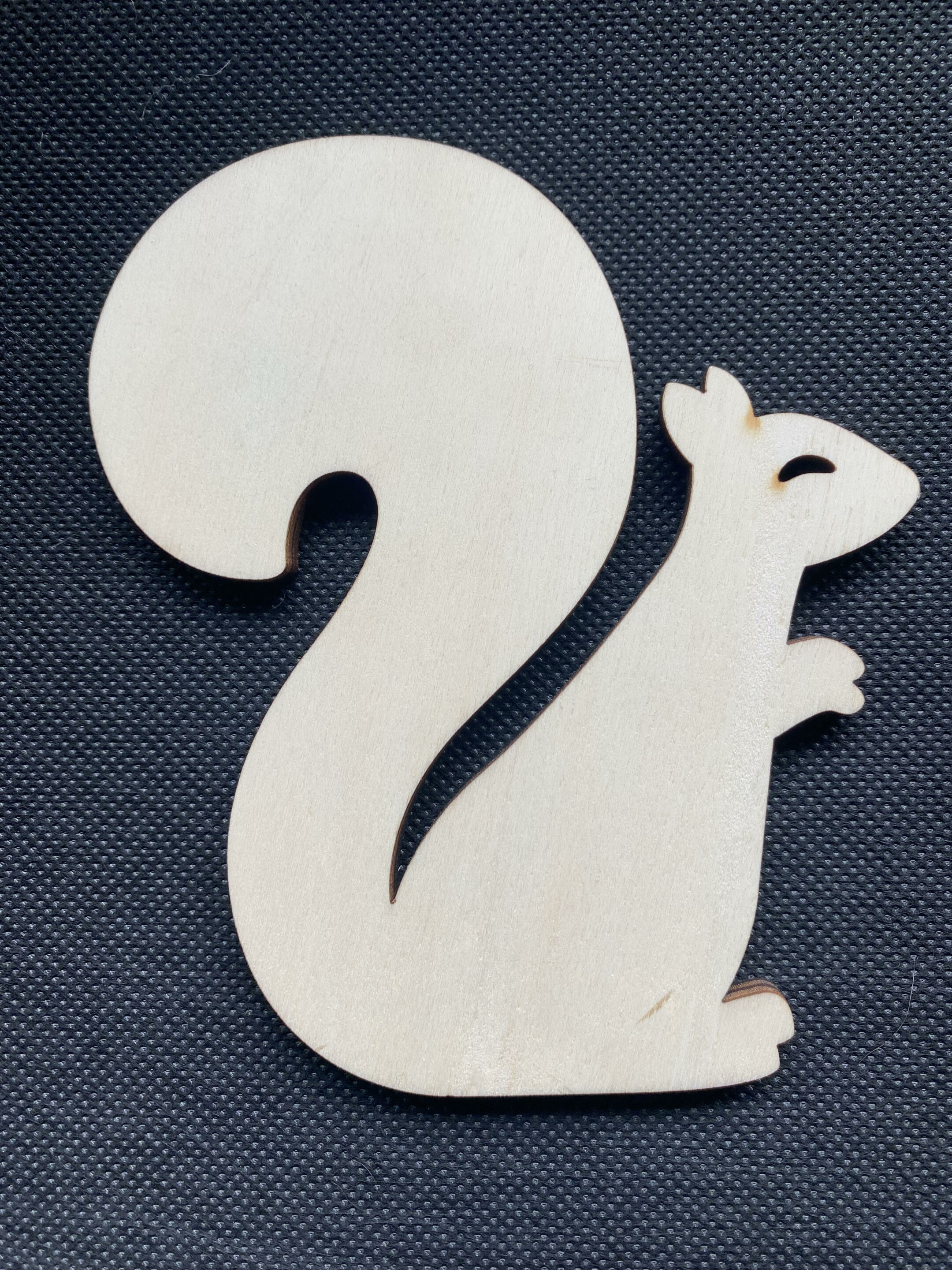 Unfinished Wood Squirrel | Green Valley Book Fair