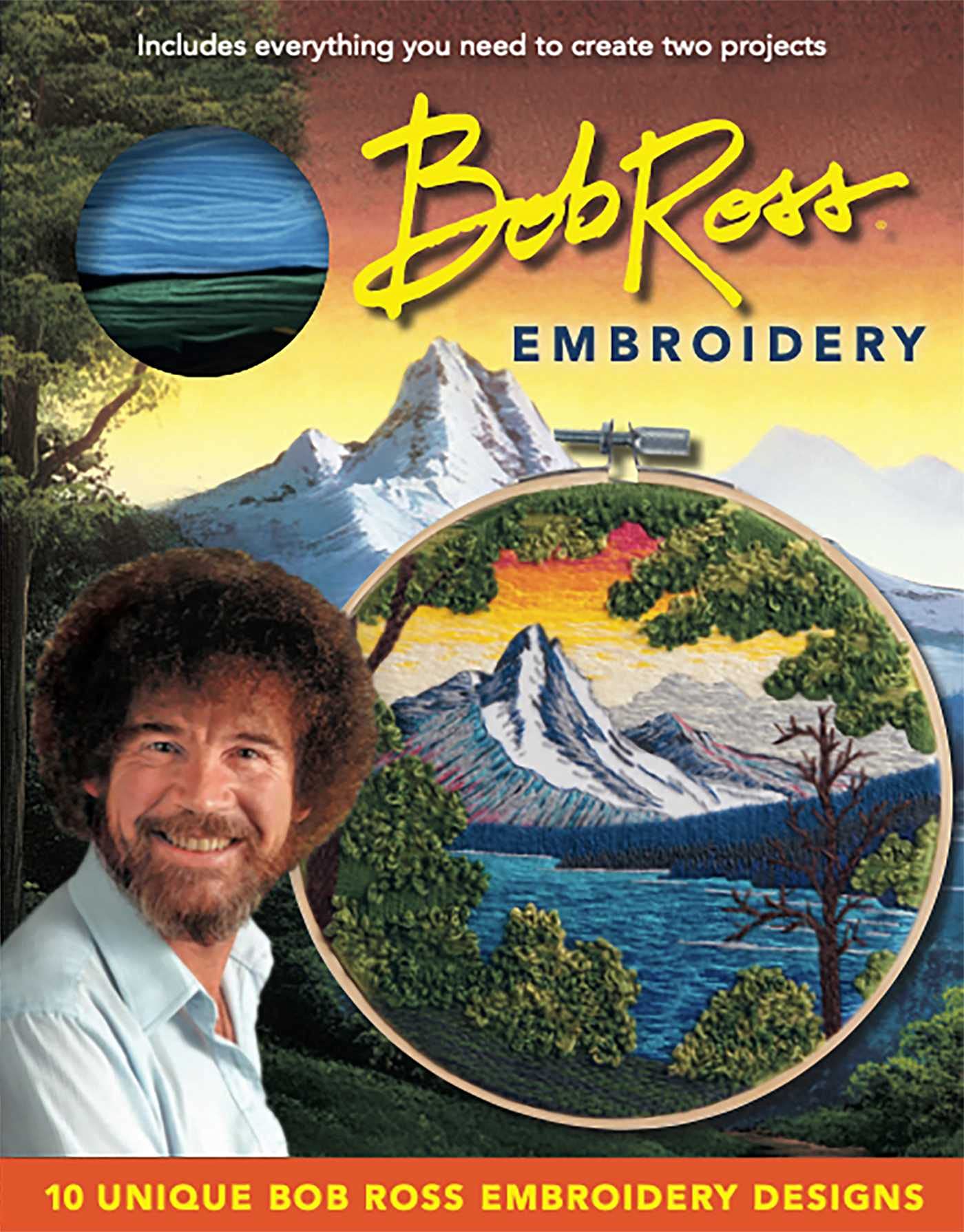 Embroidery Bob Ross: 10 Unique Bob Ross Embroidery Designs - Includes ...