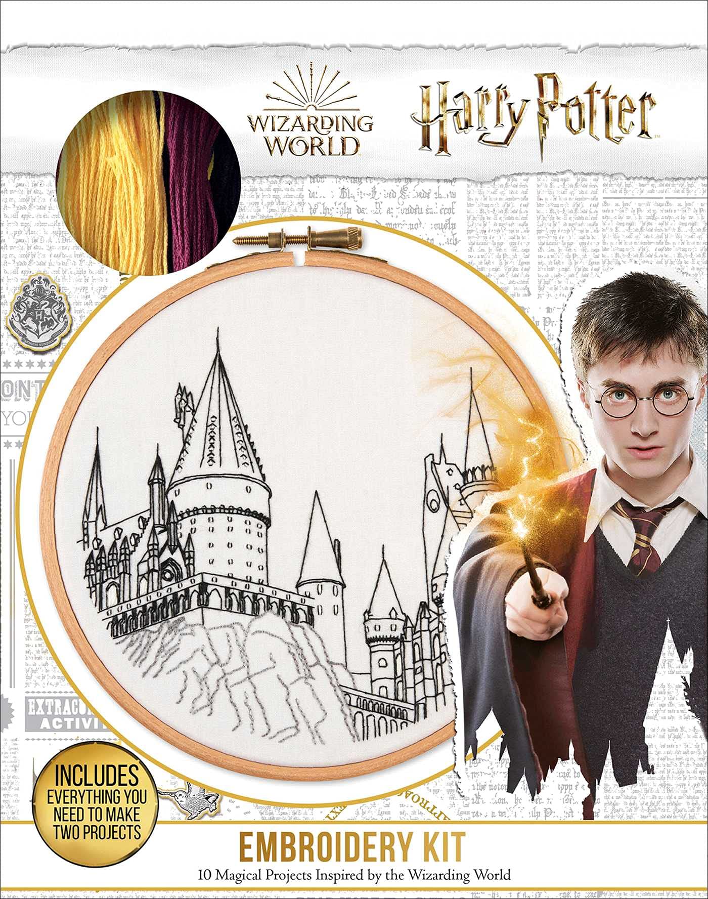 Embroidery Harry Potter Kit: 10 Magical Projects Inspired by the ...