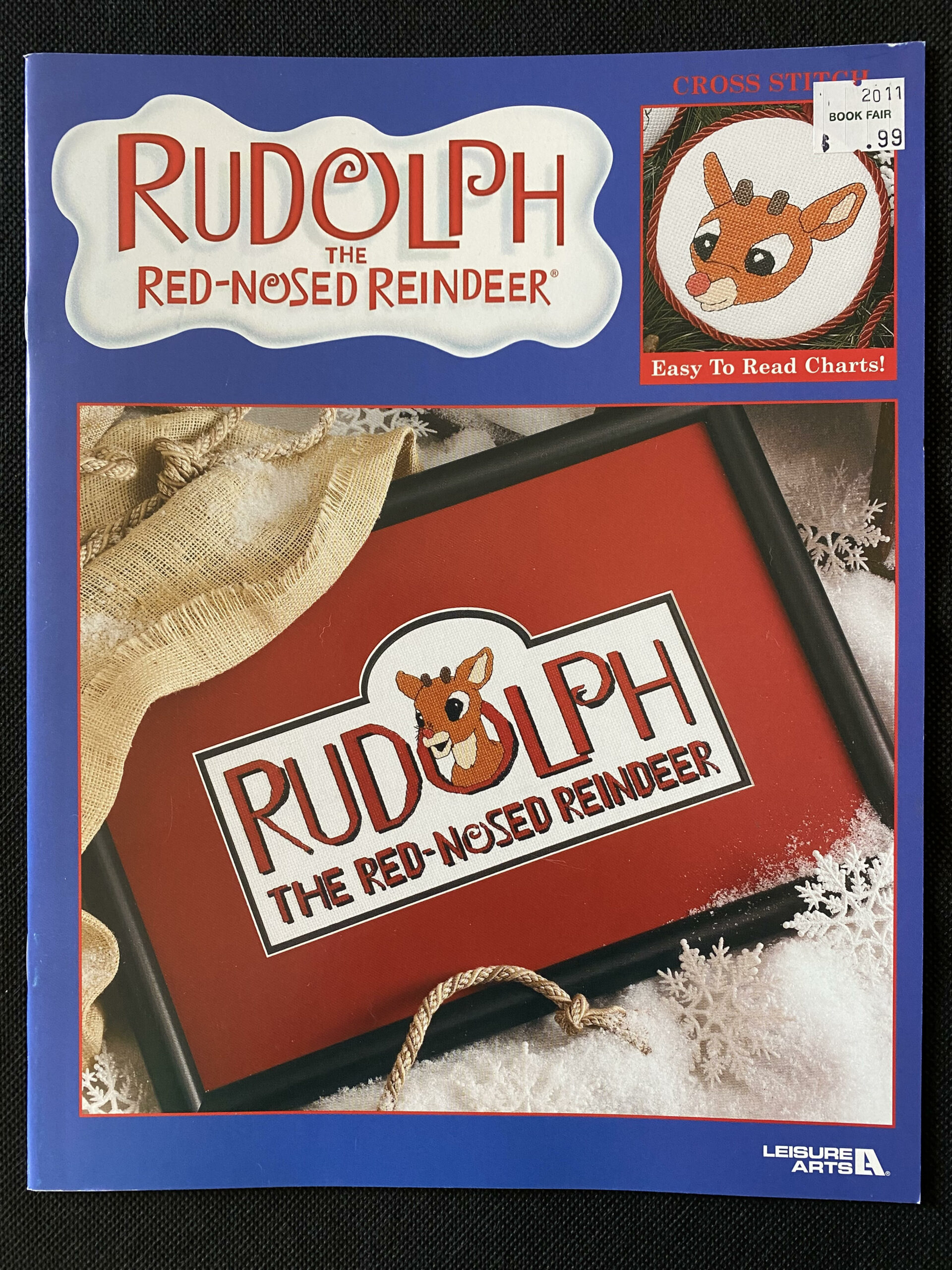 Rudolph the Red-Nosed Reindeer Cross Stitch Craft Booklet: 15 Easy to ...