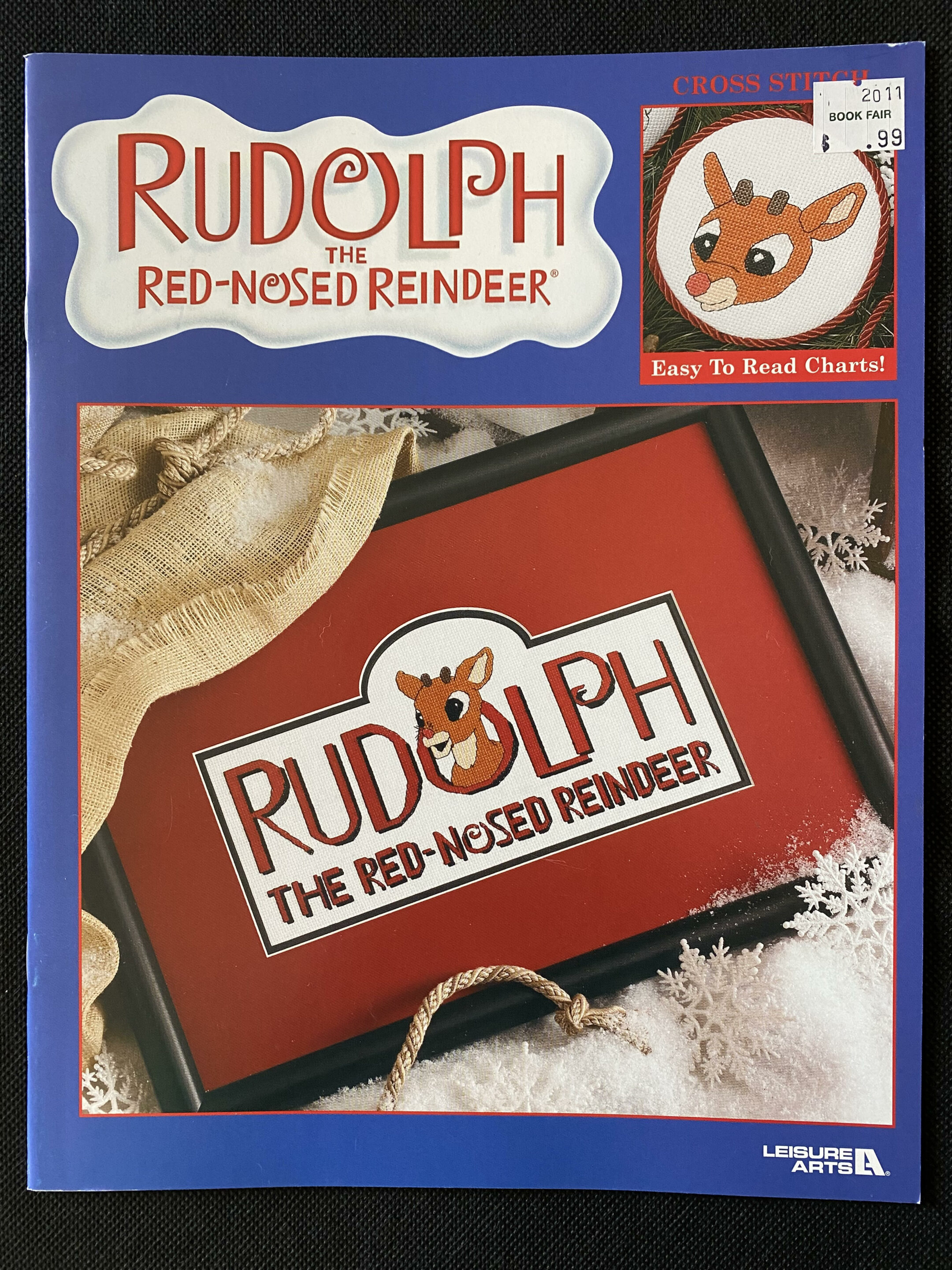 Rudolph the Red-Nosed Reindeer Cross Stitch Craft Booklet: 15 Easy to ...