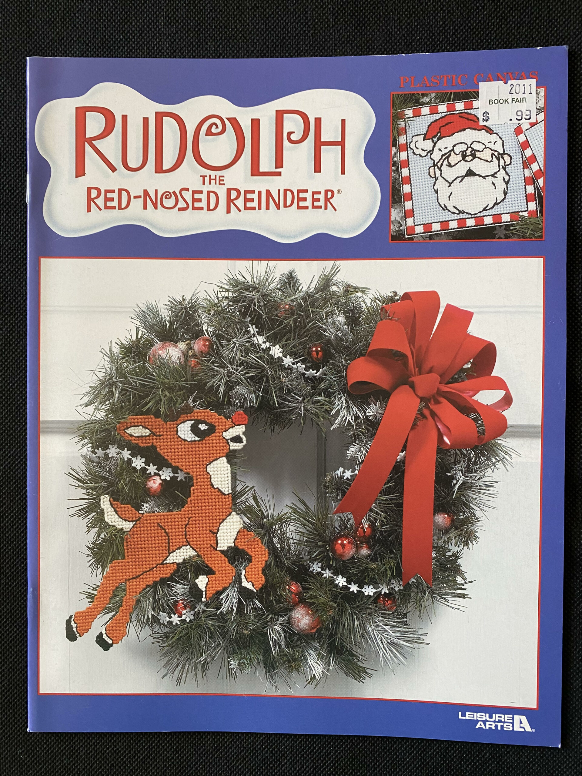 Rudolph the Red-Nosed Reindeer Plastic Canvas Craft Booklet | Green ...