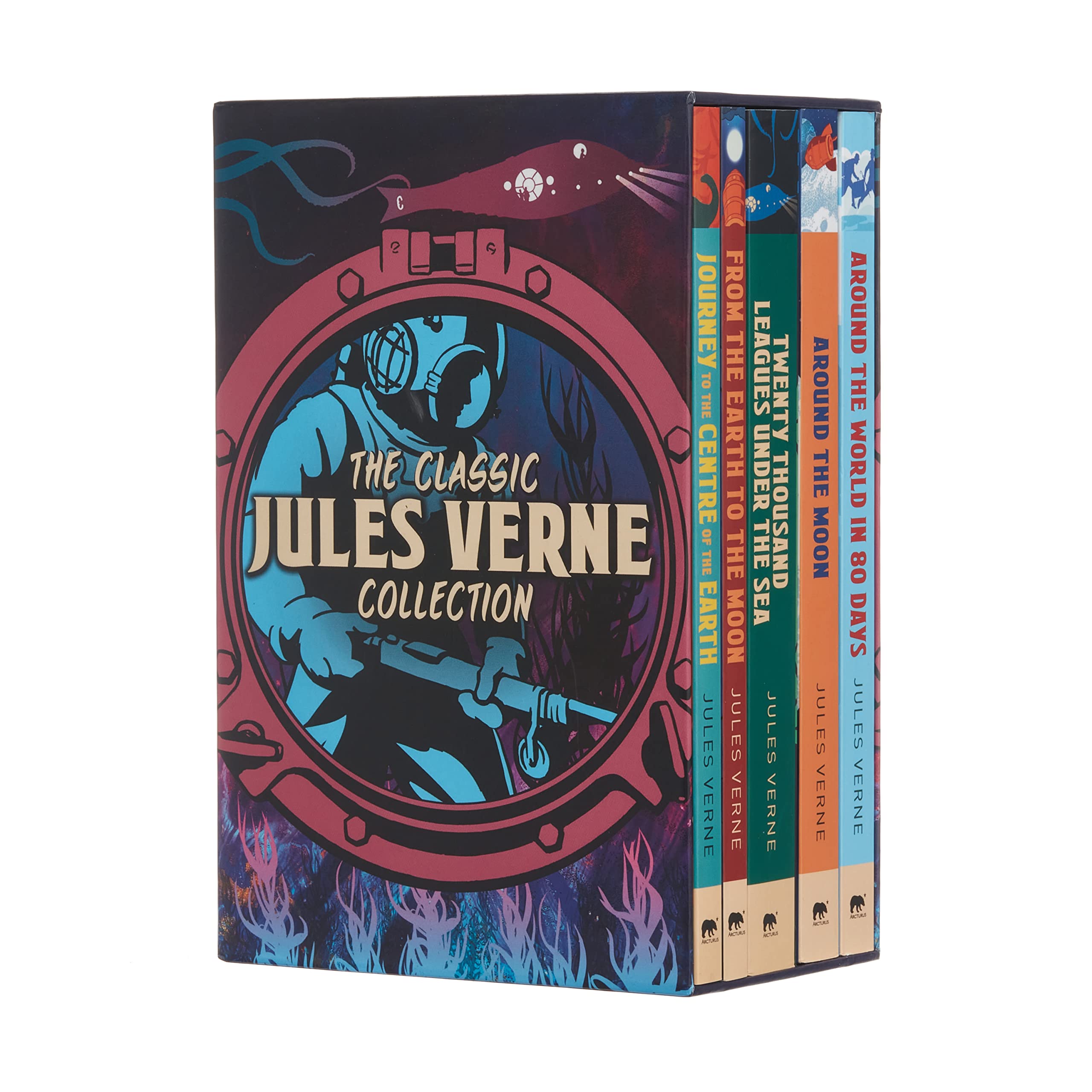 The Classic Jules Verne Collection: 5 Book Set | Green Valley Book Fair