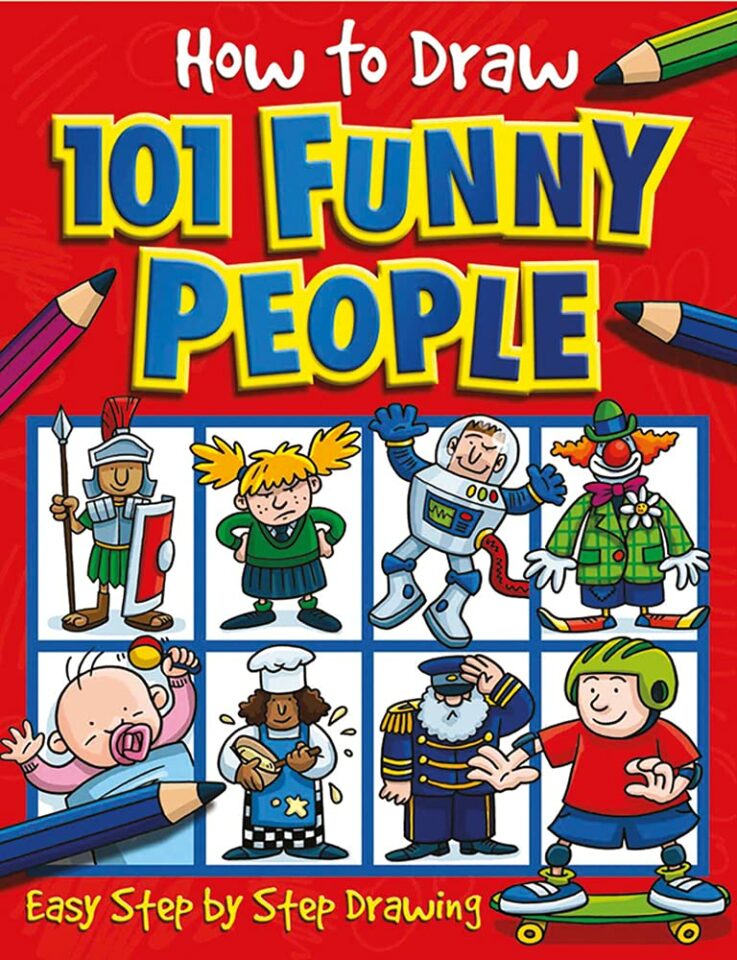 How to Draw 101 Funny People: Easy Step-by-Step Drawing | Green Valley ...