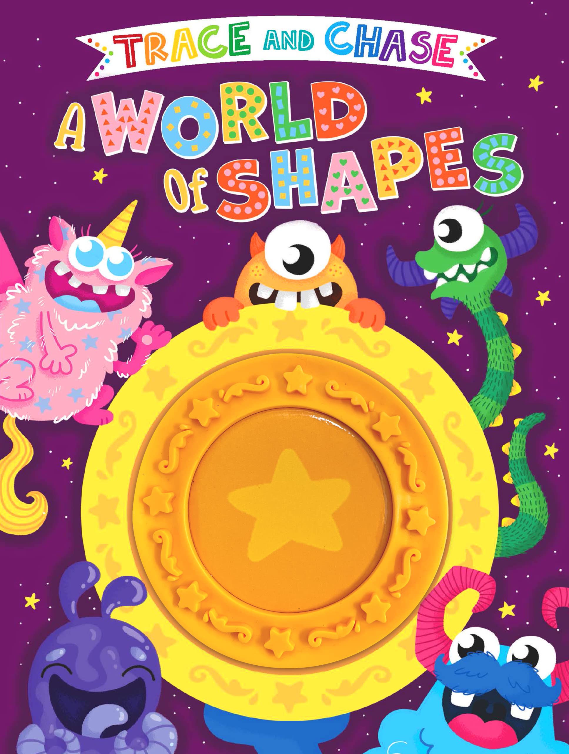A World of Shapes: Trace and Chase - Touch and Feel Sensory Board Book ...