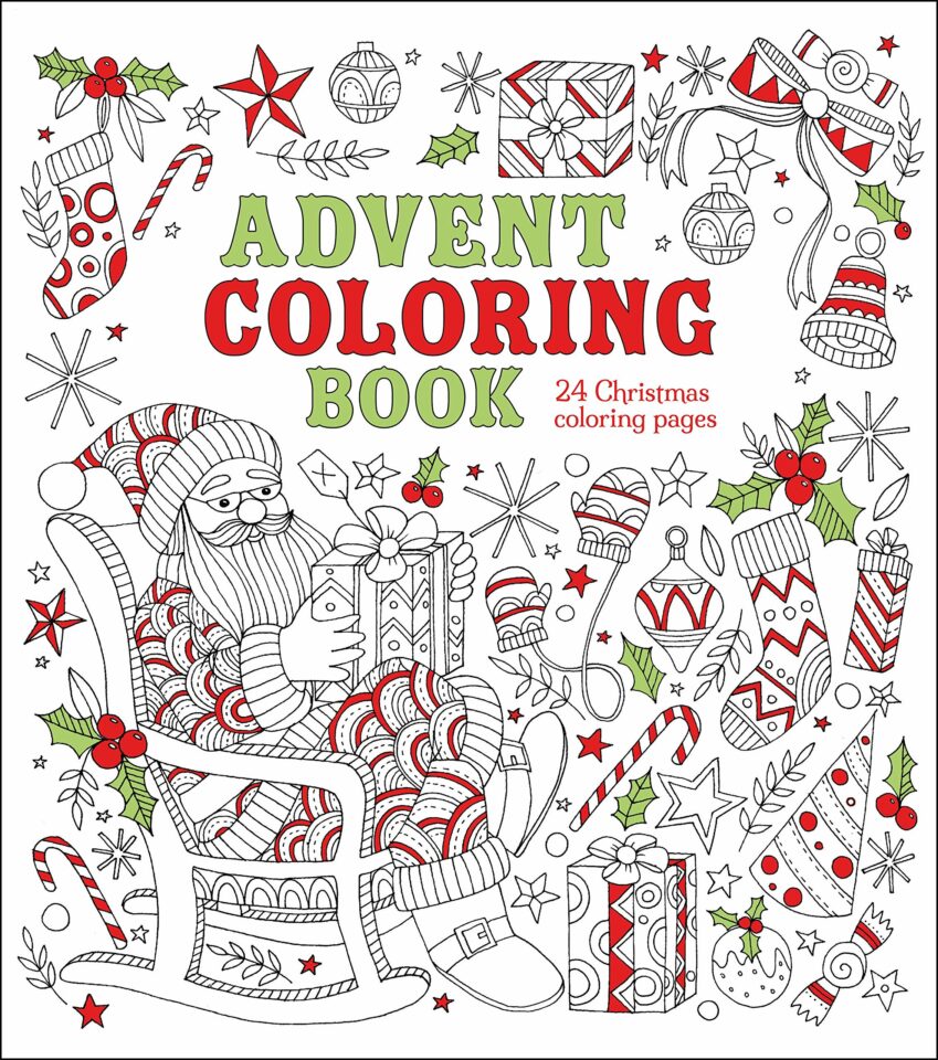 Advent Coloring Book: 24 Christmas Coloring Pages | Green Valley Book Fair