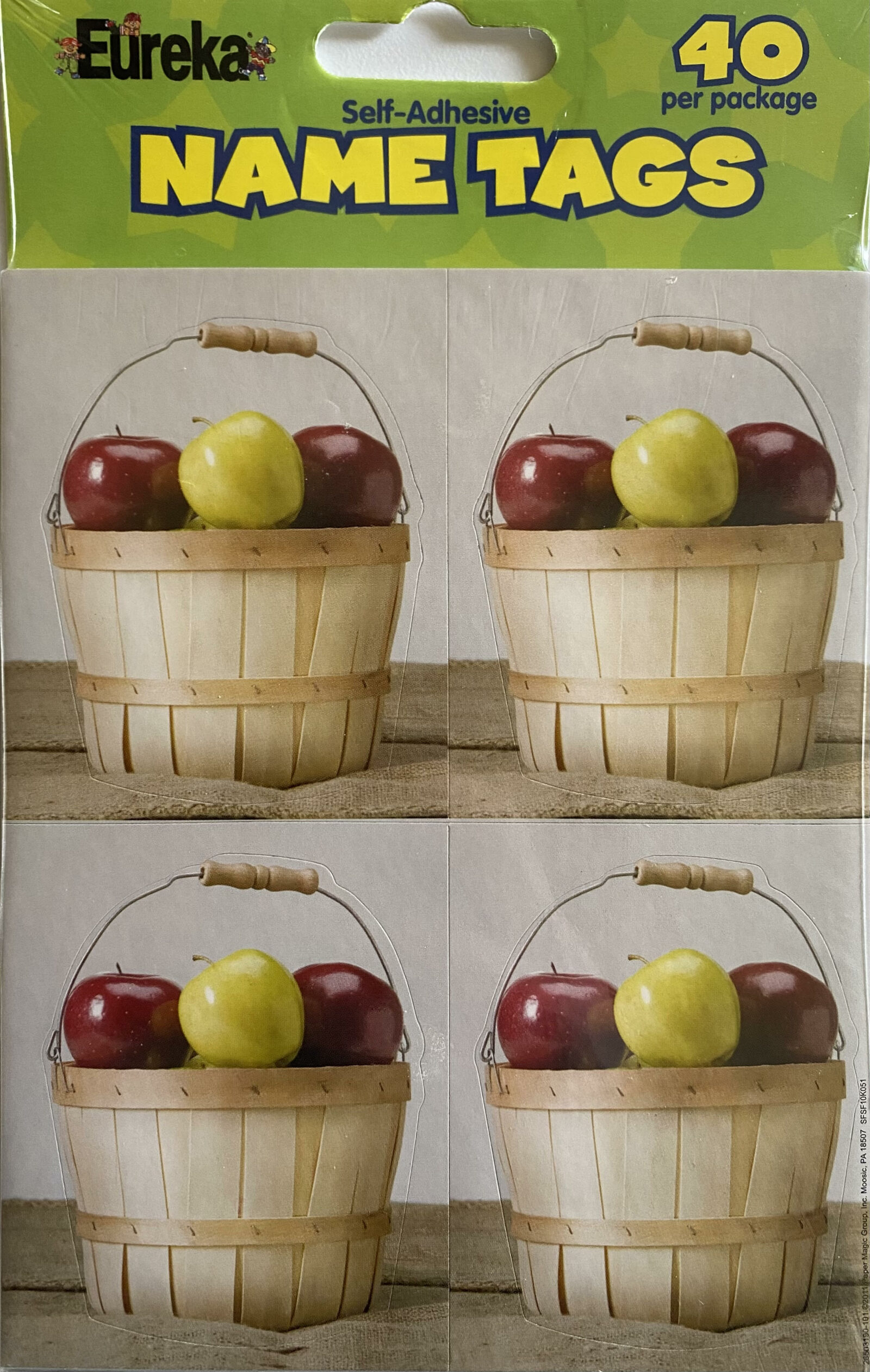 Smiley Face Name Tags: 40 Per Package | Green Valley Book Fair