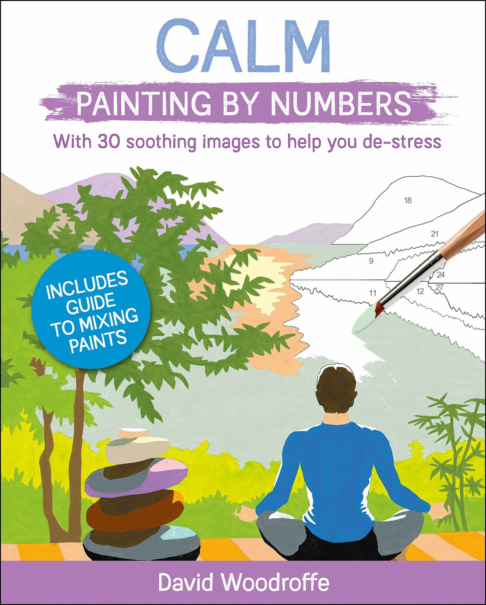Calm Painting By Numbers: With 30 Soothing Images to Help You De-Stress ...