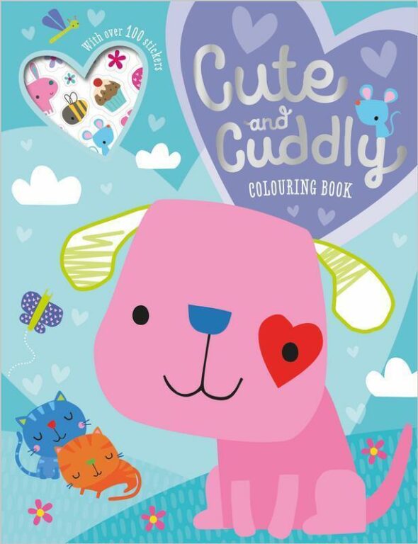 Cute and Cuddly Coloring Book: With Over 100 Stickers | Green Valley ...