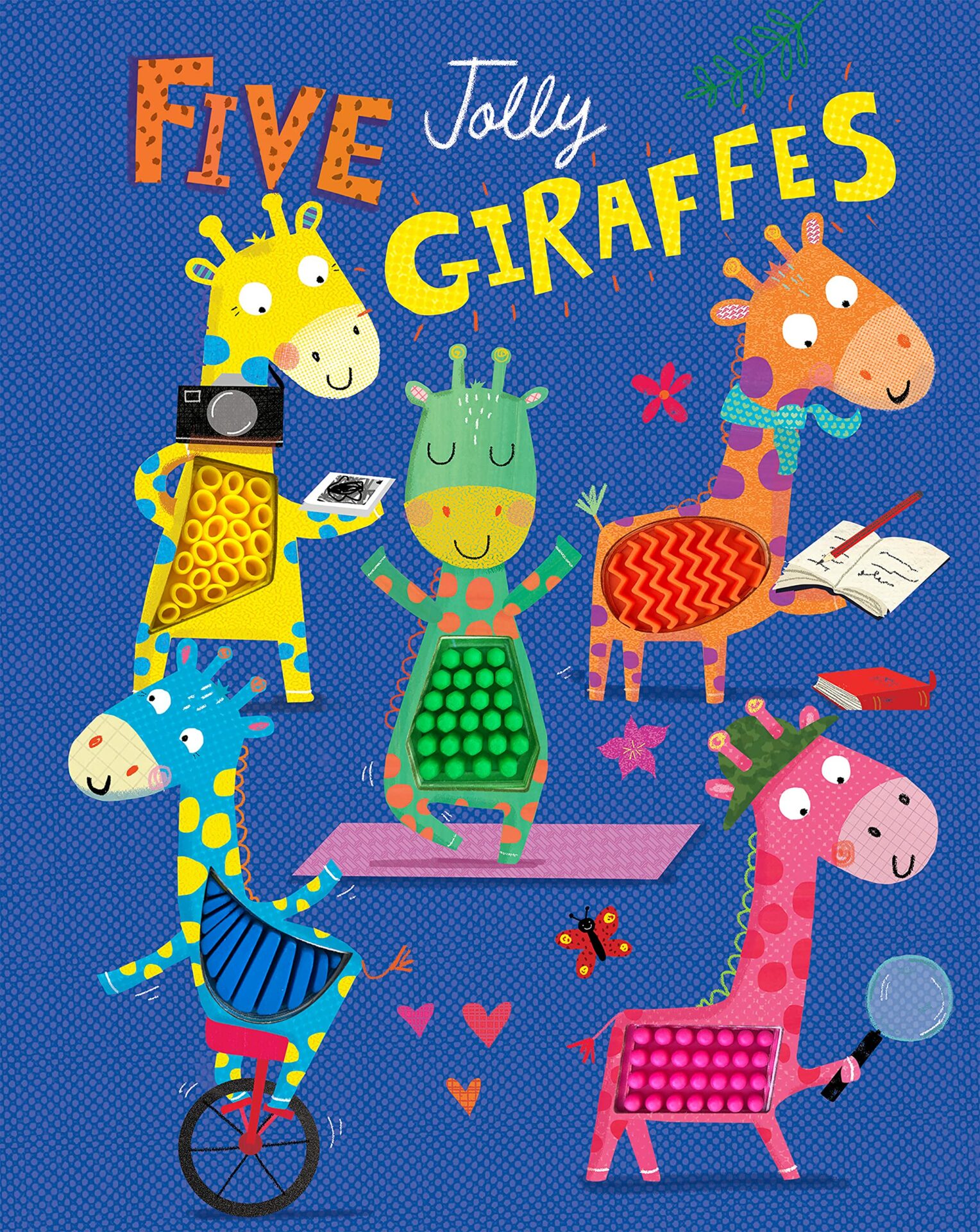Five Jolly Giraffes: Touch and Feel Sensory Board Book | Green Valley ...