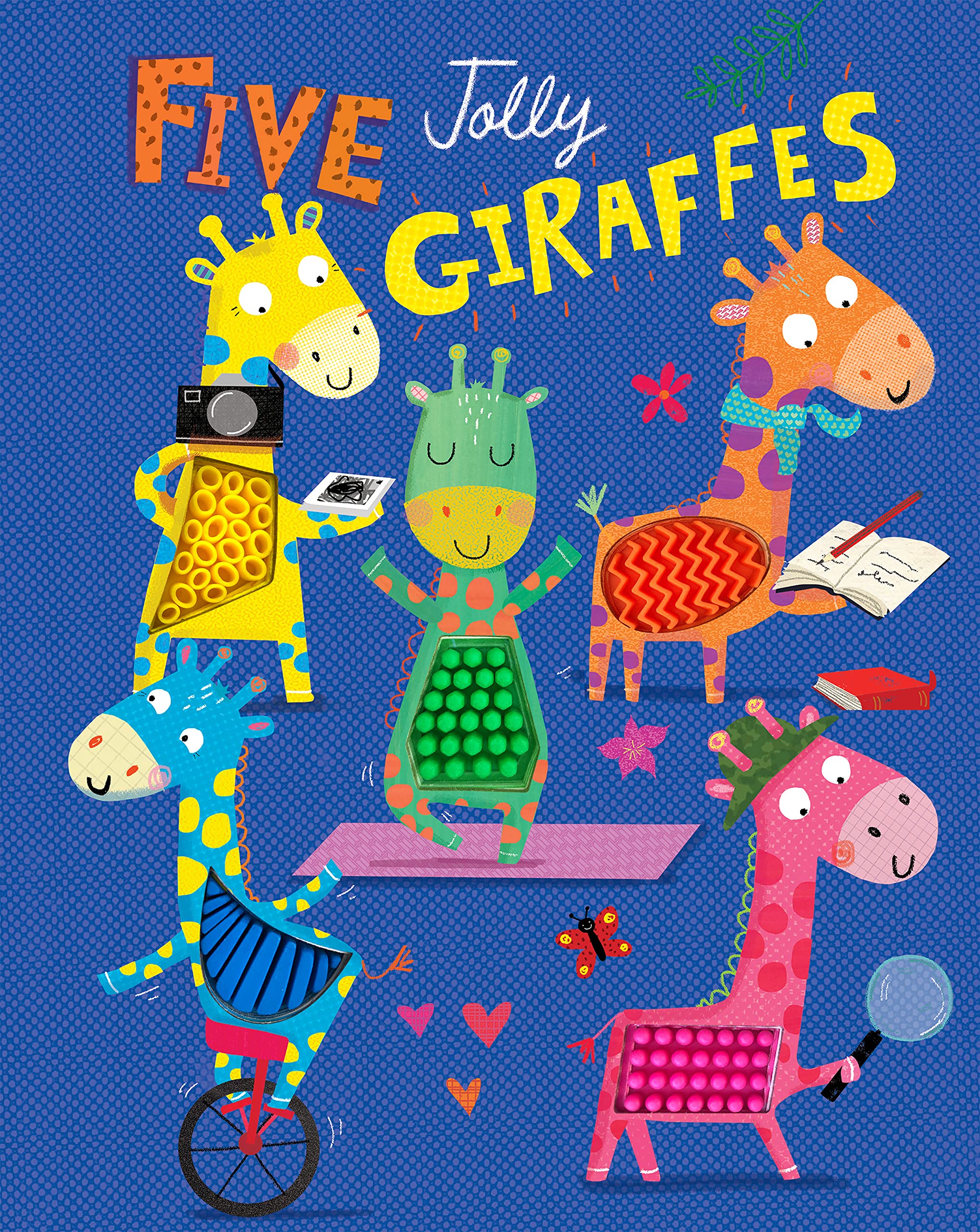 Five Jolly Giraffes: Touch and Feel Sensory Board Book | Green Valley ...
