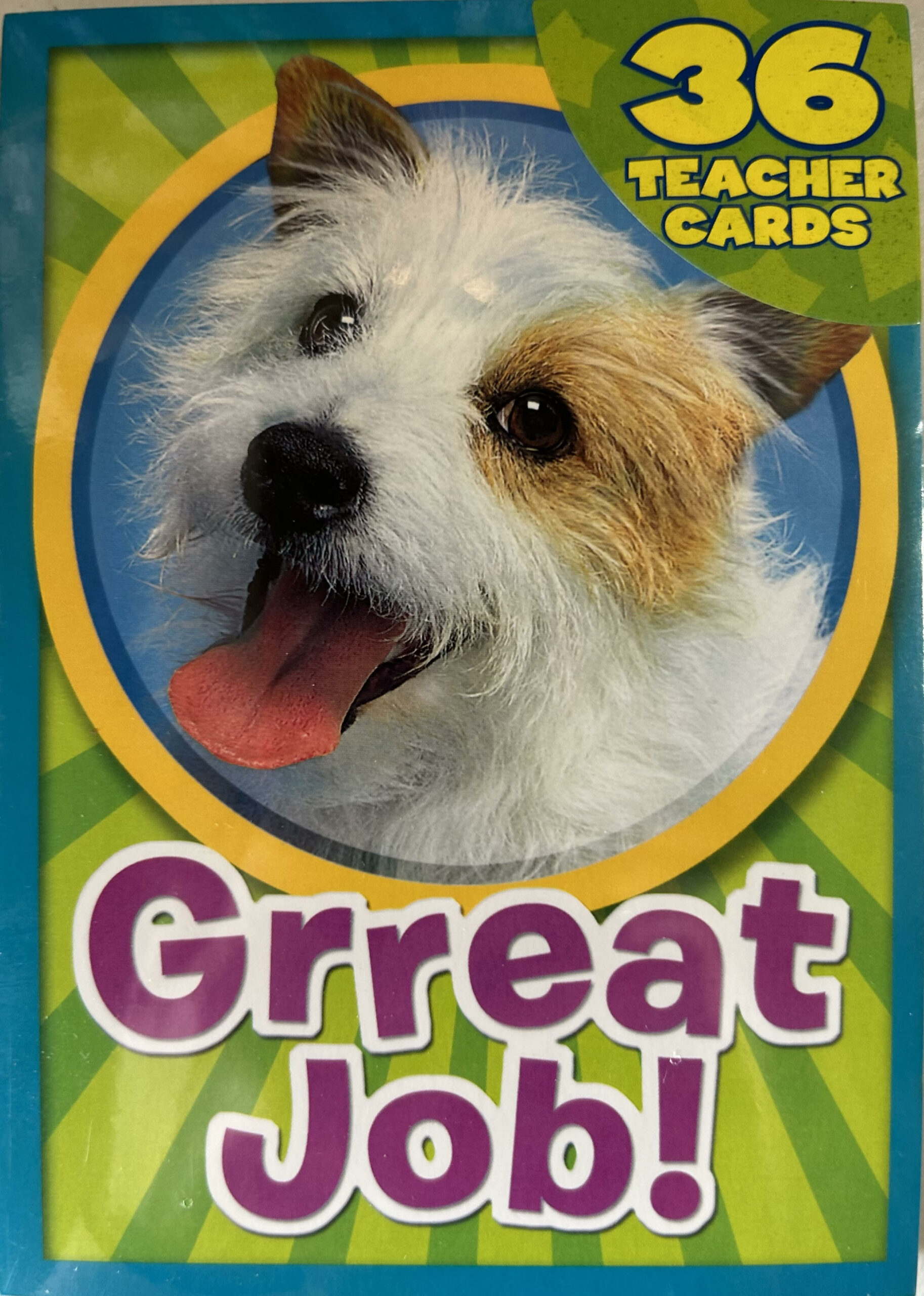 “Grreat Job!” Teacher Cards: 36 Postcards Per Package | Green Valley ...
