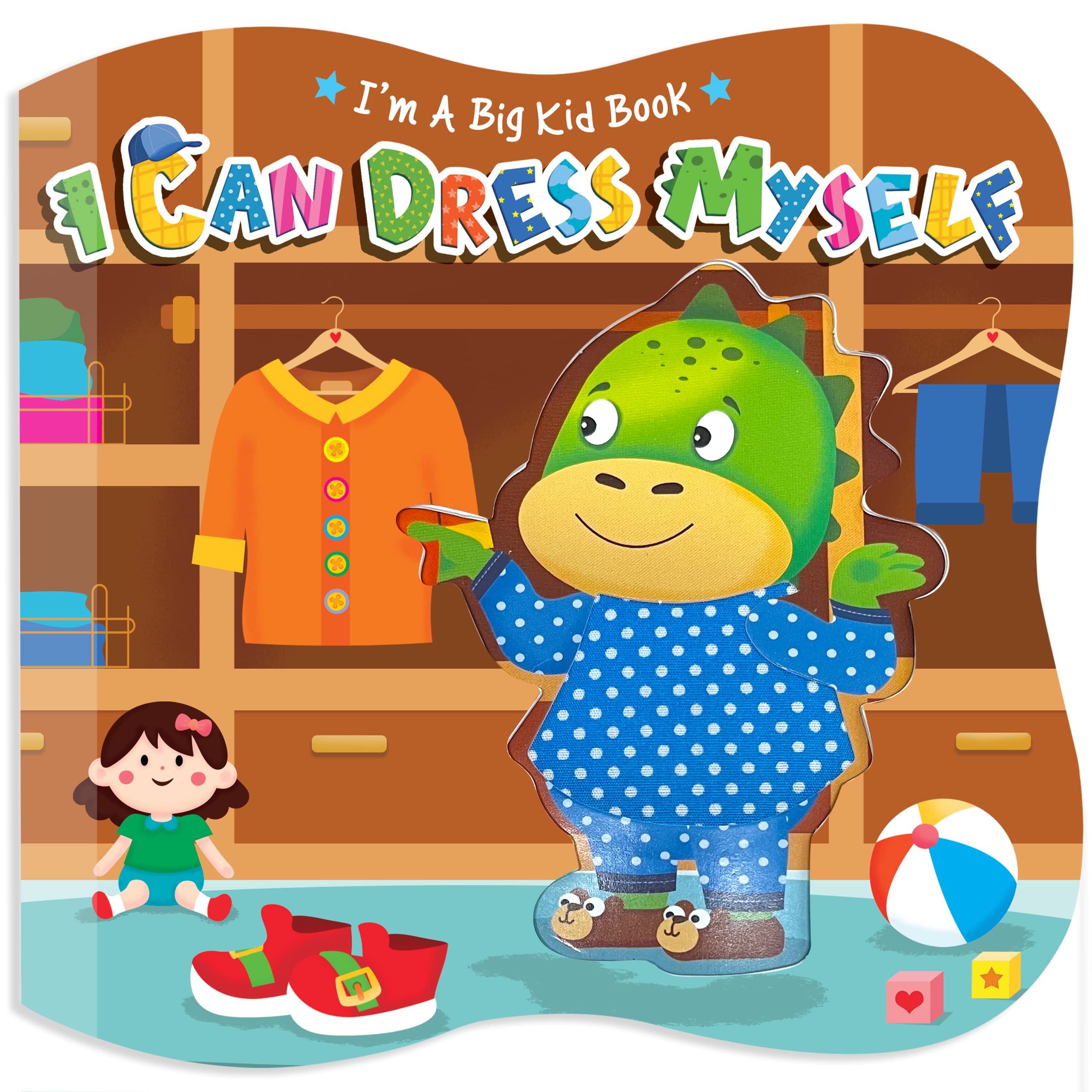 I Can Dress Myself: I’m A Big Kid Book - Touch and Feel Sensory Board ...