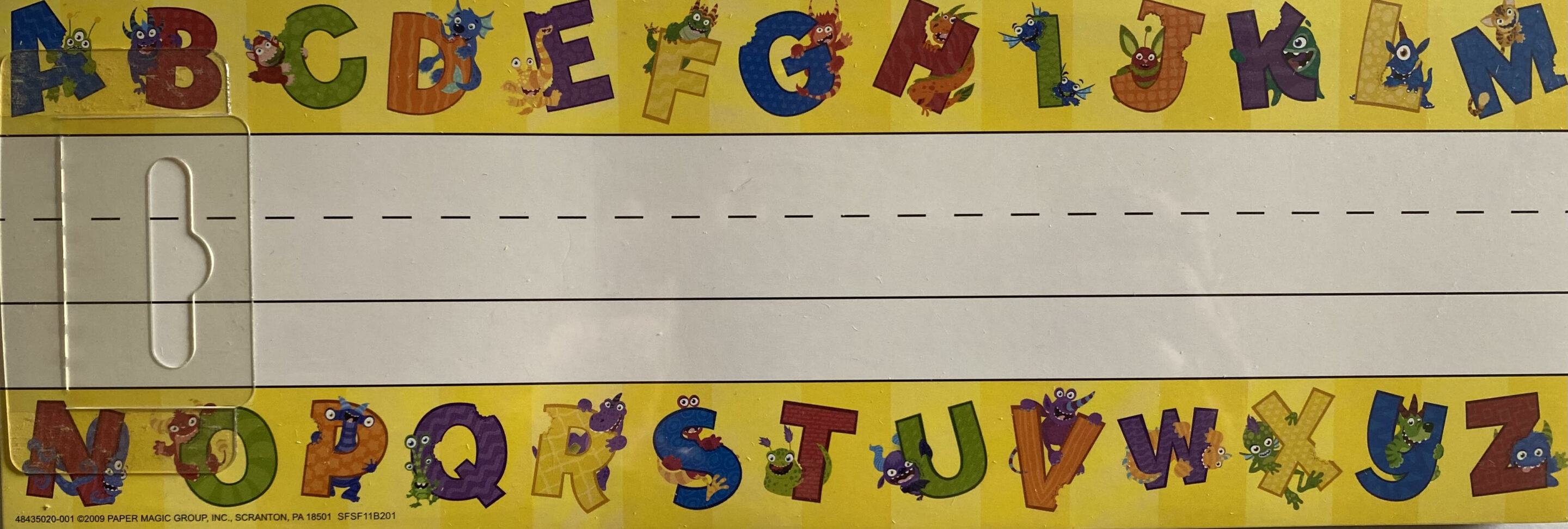 Alphabites Monster Self-Adhesive Name Plates: 36 Per Package | Green ...