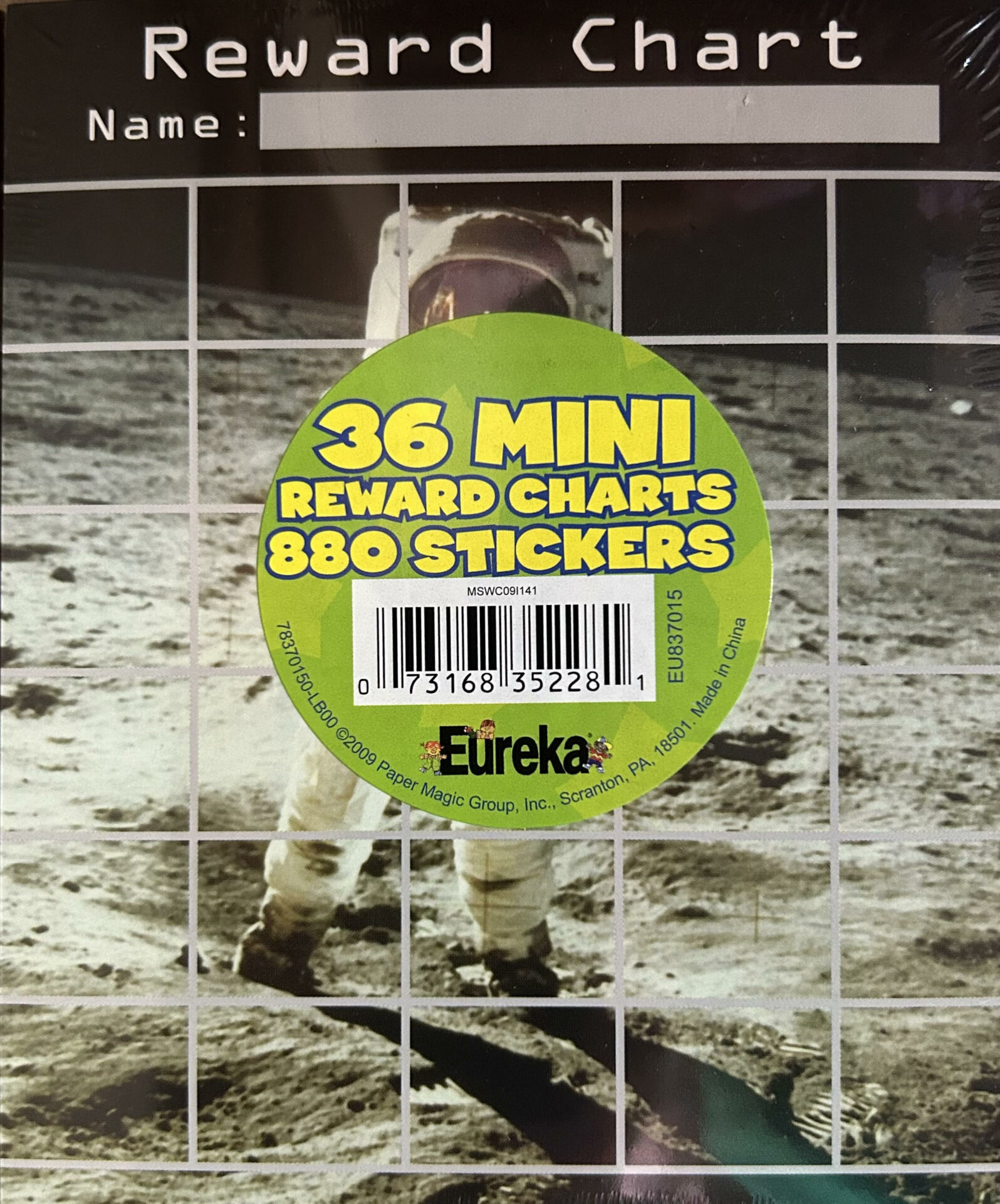 Space Mini Reward Charts: 36 Mini Reward Charts with 880 stickers ...