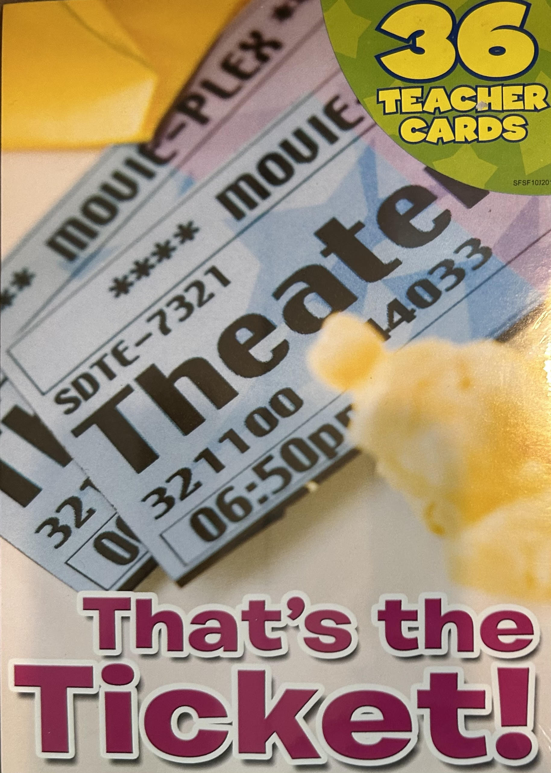 “That’s the Ticket!” Teacher Cards: 36 Postcards Per Package | Green ...