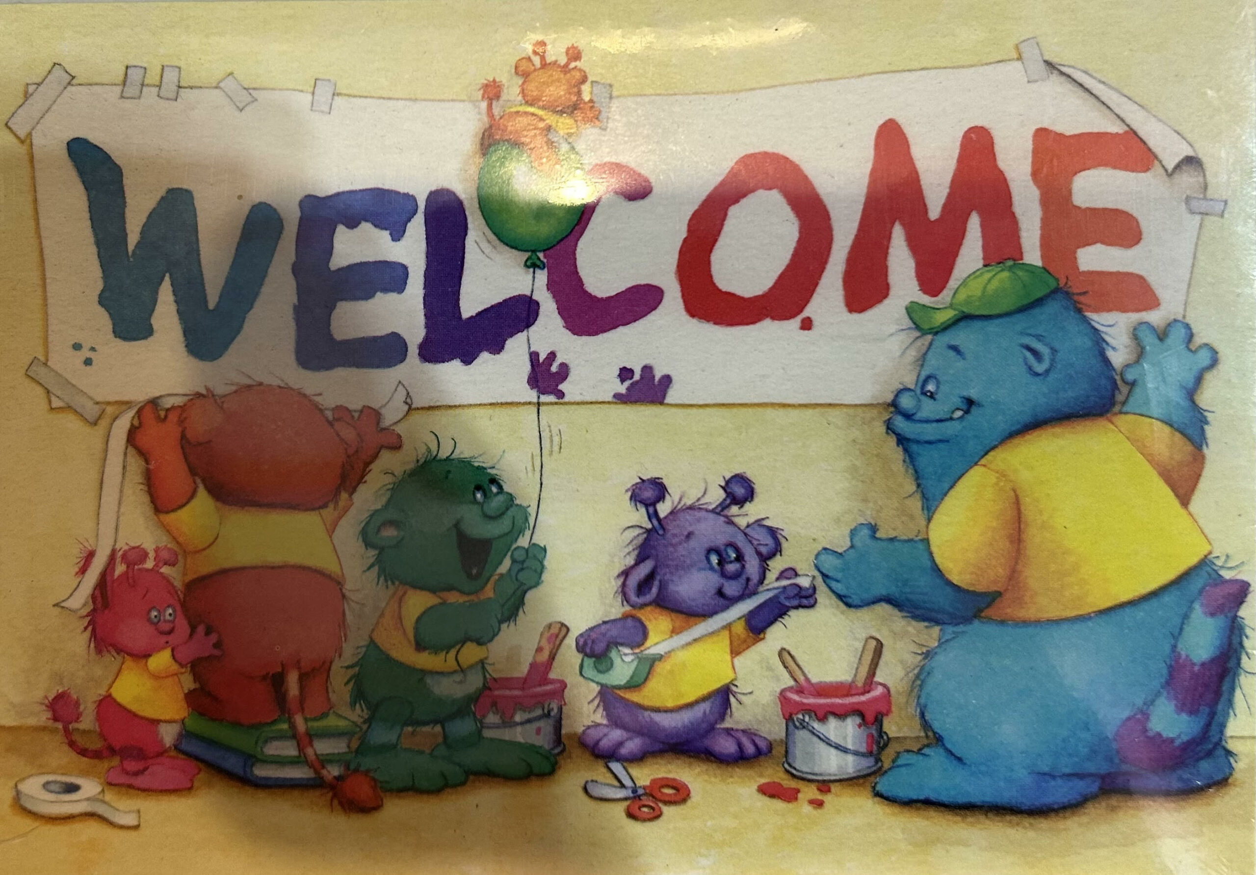 Monster Welcome Teacher Cards: 36 Postcards Per Package | Green Valley ...