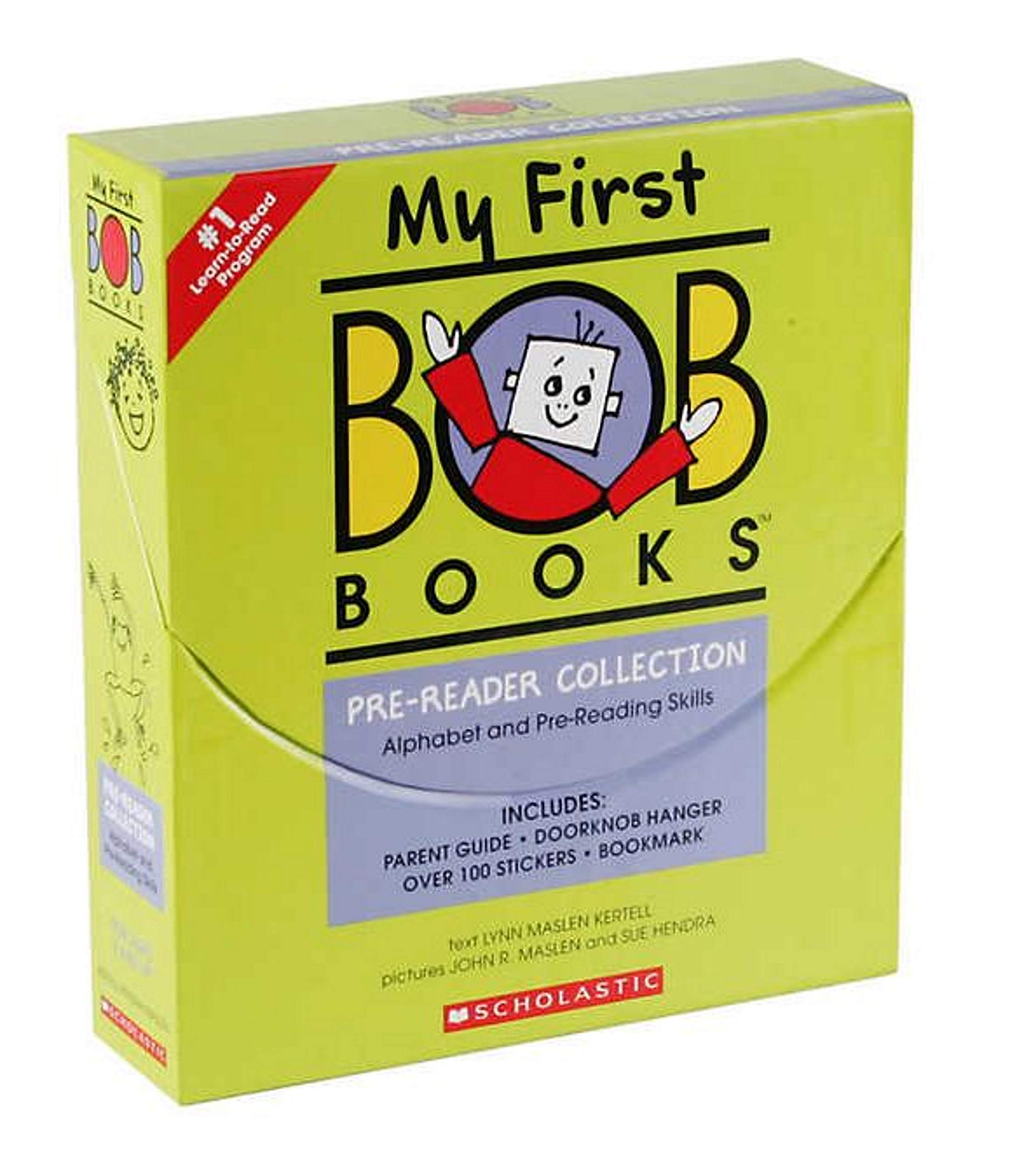 My First Bob Books Pre-Reader Collection (With Full-Size, 7.5″ Books): Alphabet and Pre-Reading ...