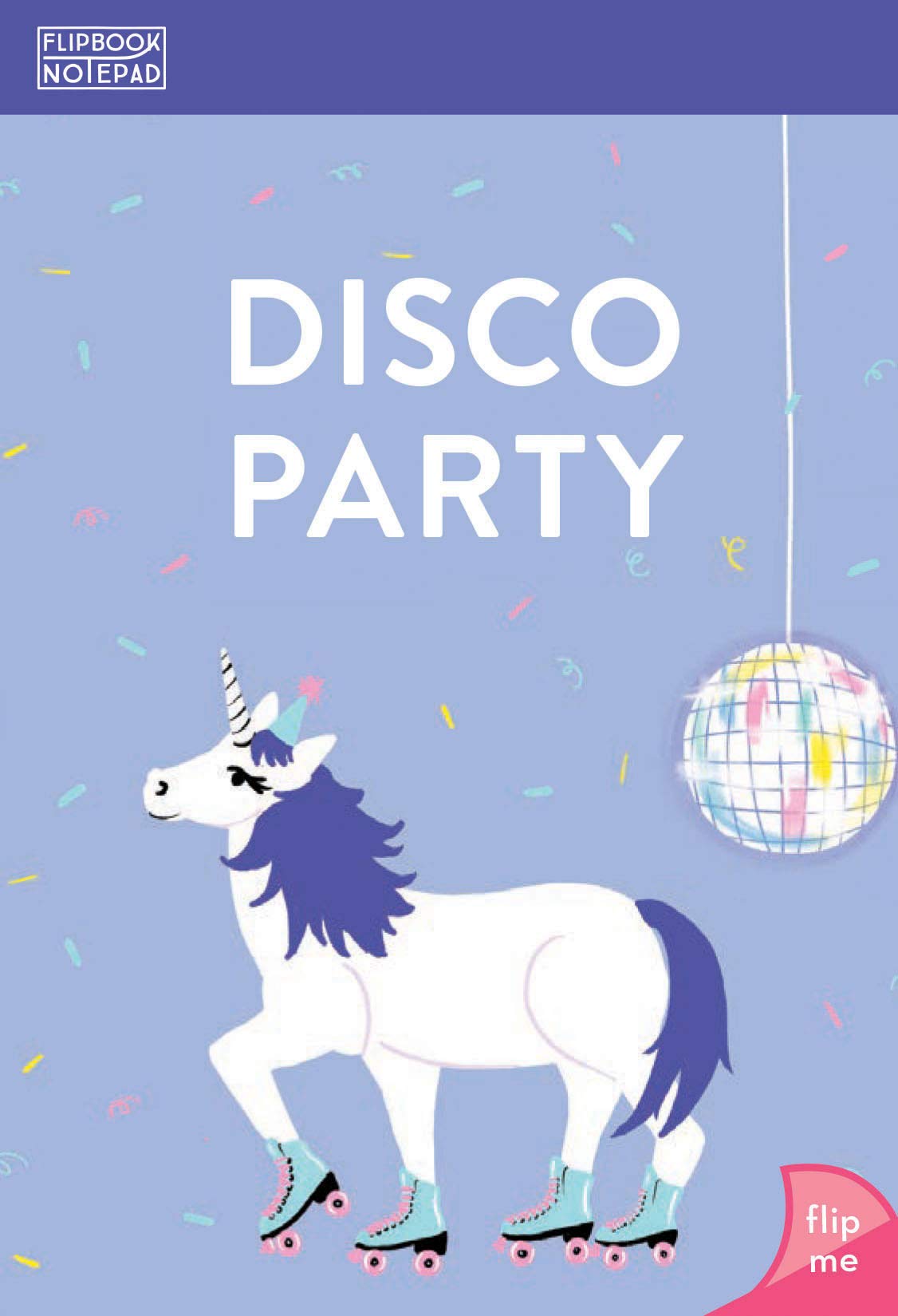 Disco Party Flipbook Notepad | Green Valley Book Fair
