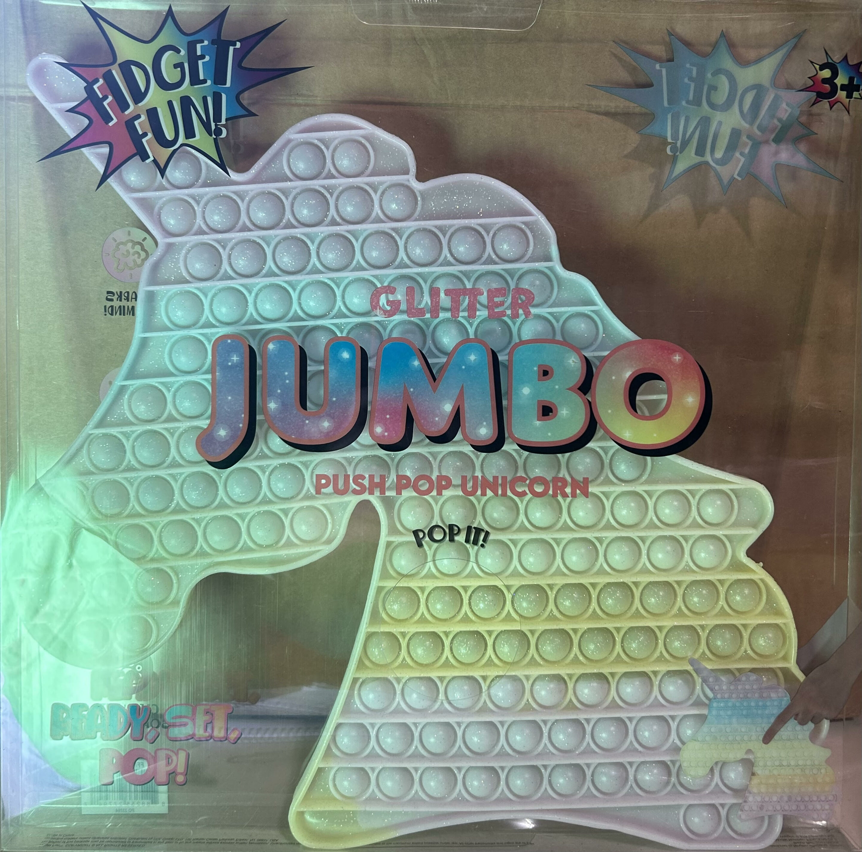 Glitter Jumbo Push Pop Unicorn | Green Valley Book Fair