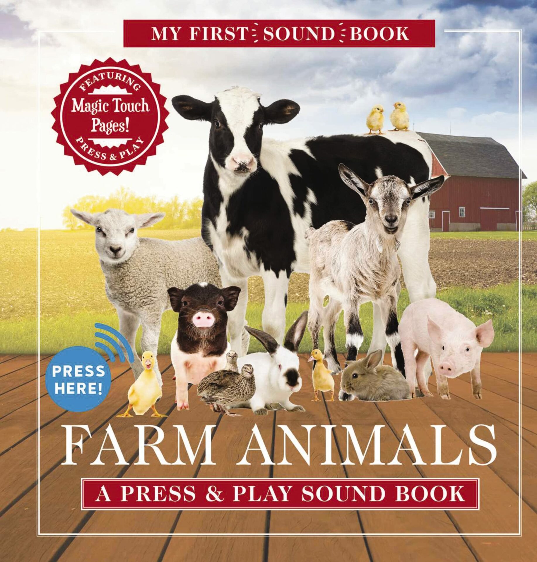 My First Sound Book: Farm Animals: A Press & Play Sound Book Featuring ...