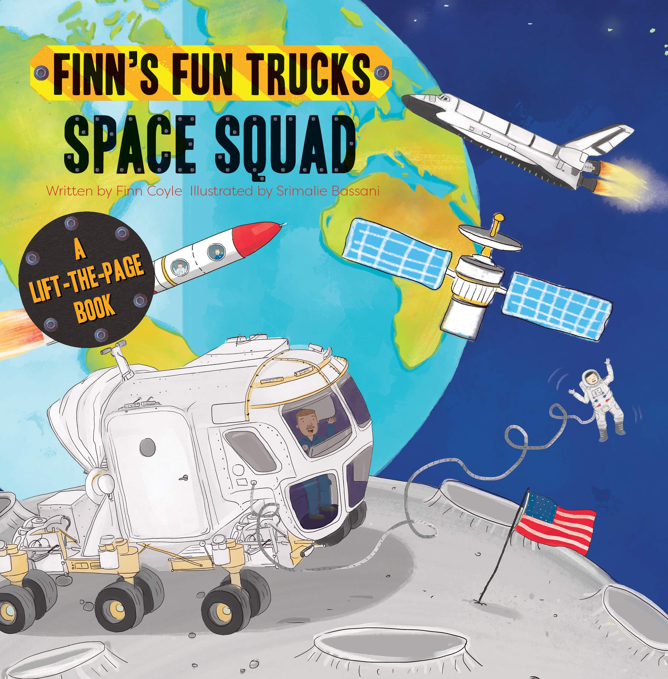 Finn’s Fun Trucks: Space Squad: A Lift-the-Page Book | Green Valley Book Fair