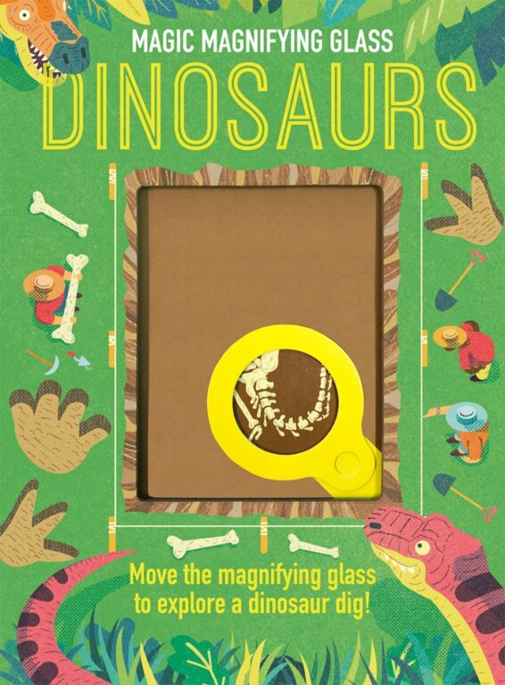 Magic Magnifying Glass Dinosaurs: Move the Magnifying Glass to Explore ...