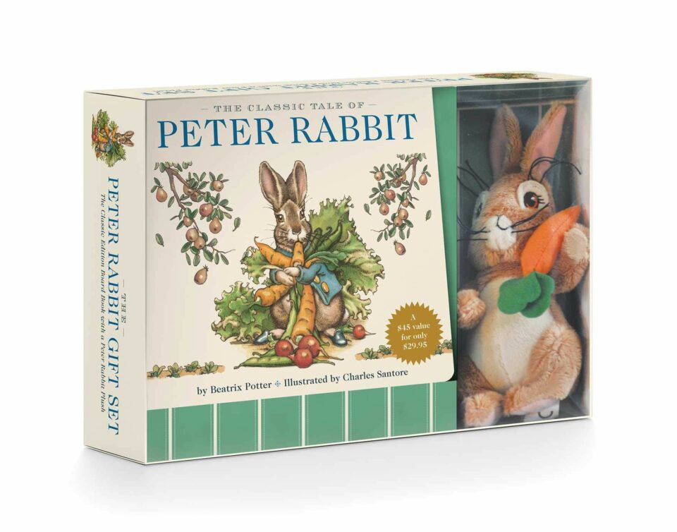 Peter Rabbit Gift Set: The Classic Edition Board Book with a Peter ...