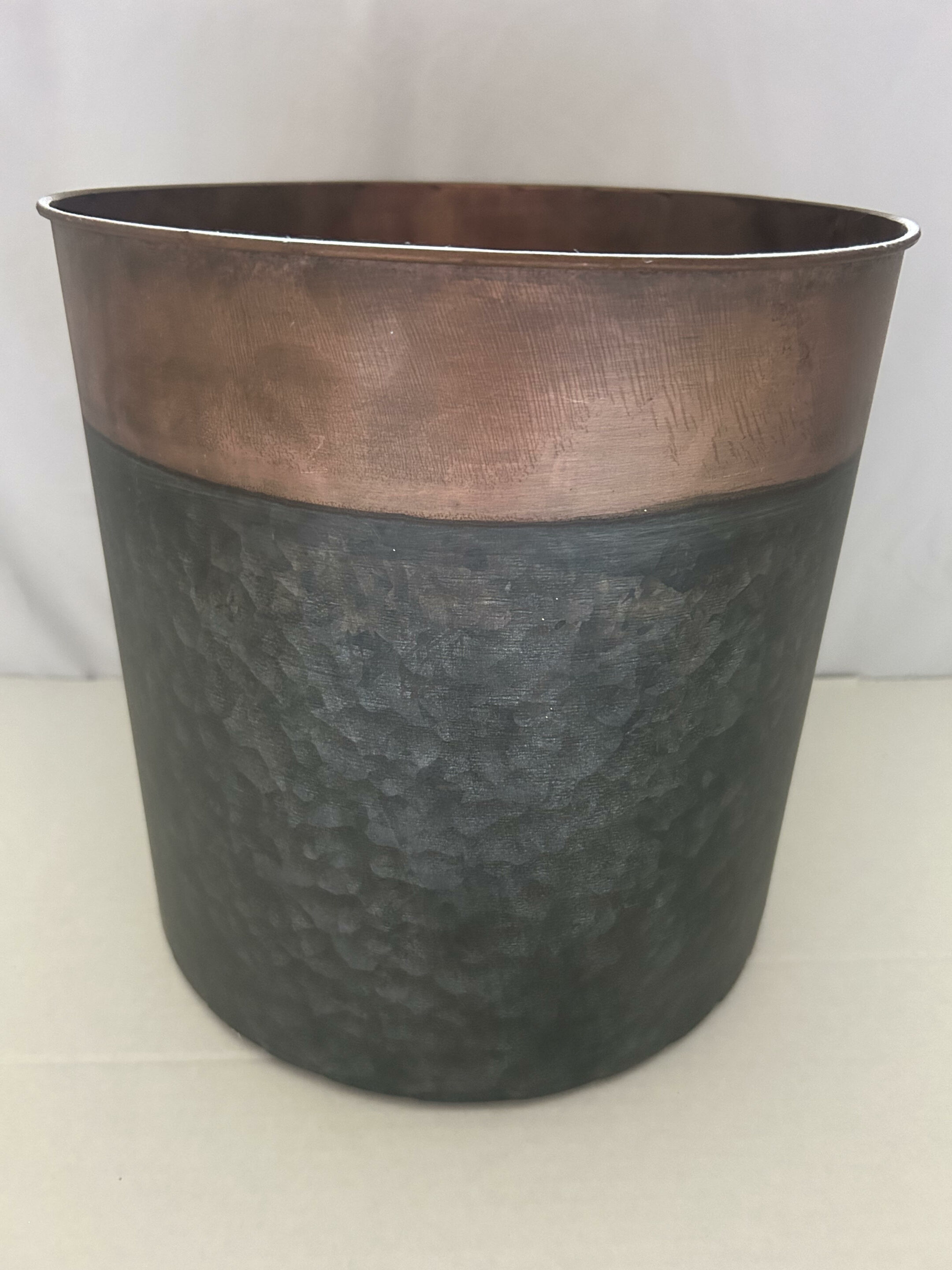 Galvanized Metal Container 10-inch Tall | Green Valley Book Fair