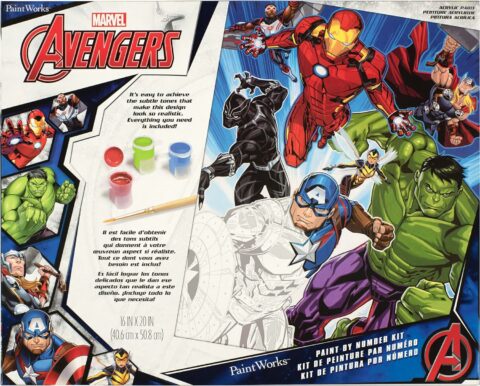 Avengers PaintWorks Paint by Numbers Kit | Green Valley Book Fair