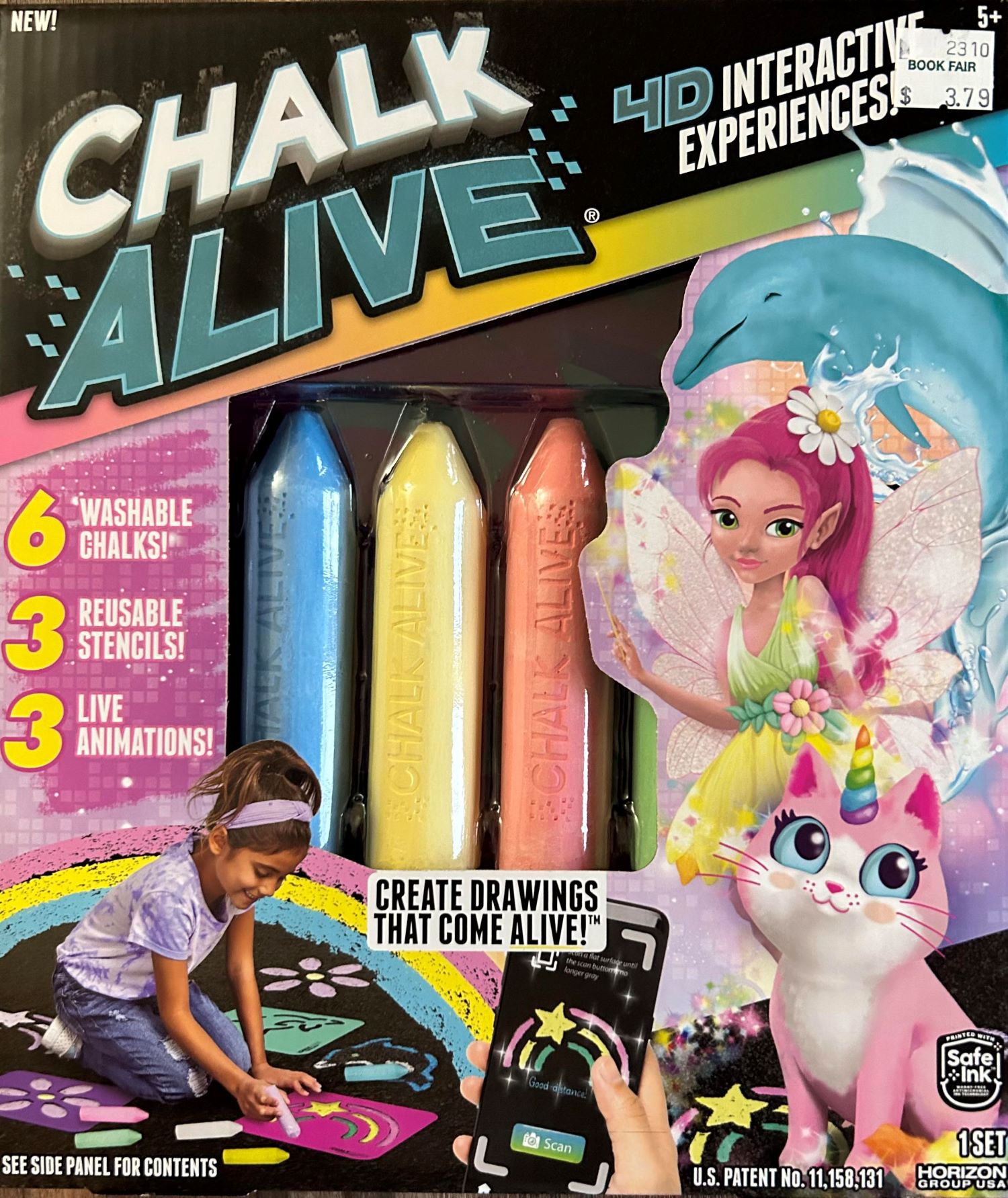 Chalk Alive Dolphin Fairy Caticorn: 4D Interactive Experiences | Green Valley Book Fair
