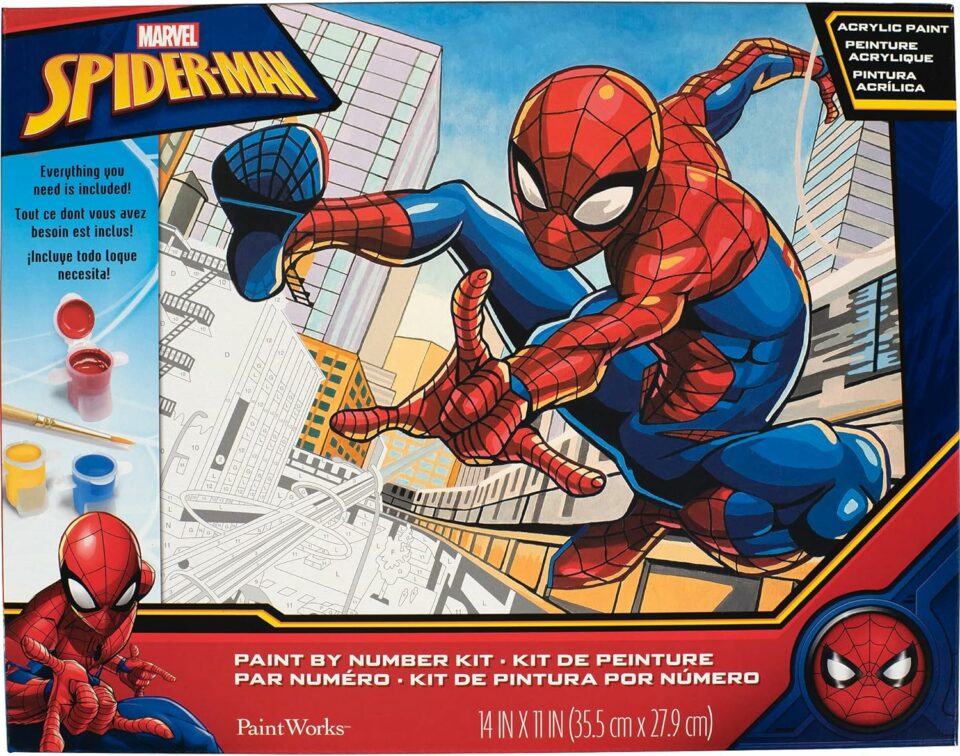 Spiderman PaintWorks Paint by Numbers Kit | Green Valley Book Fair