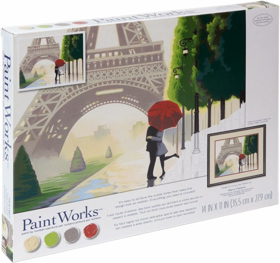 Paris Romance PaintWorks Paint by Numbers: Design by Marco Fabiano ...