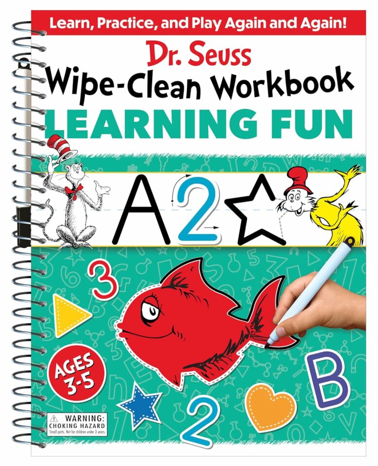 Dr. Seuss Wipe-Clean Workbook Learning Fun | Green Valley Book Fair