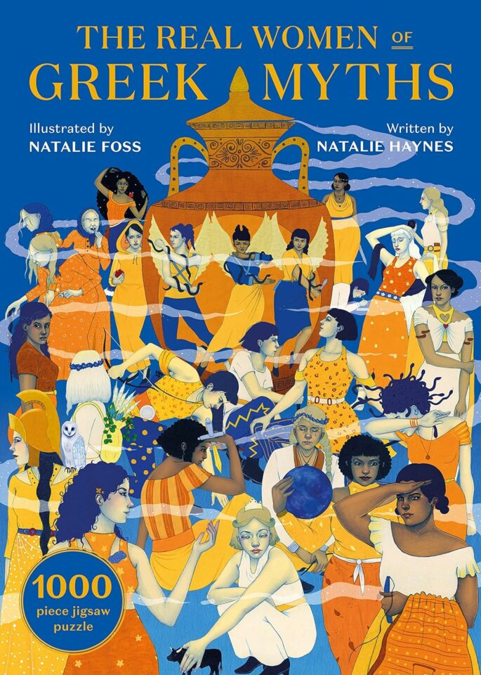 The Real Women of Greek Myths 1000 Piece Puzzle: Artwork by Natalie ...