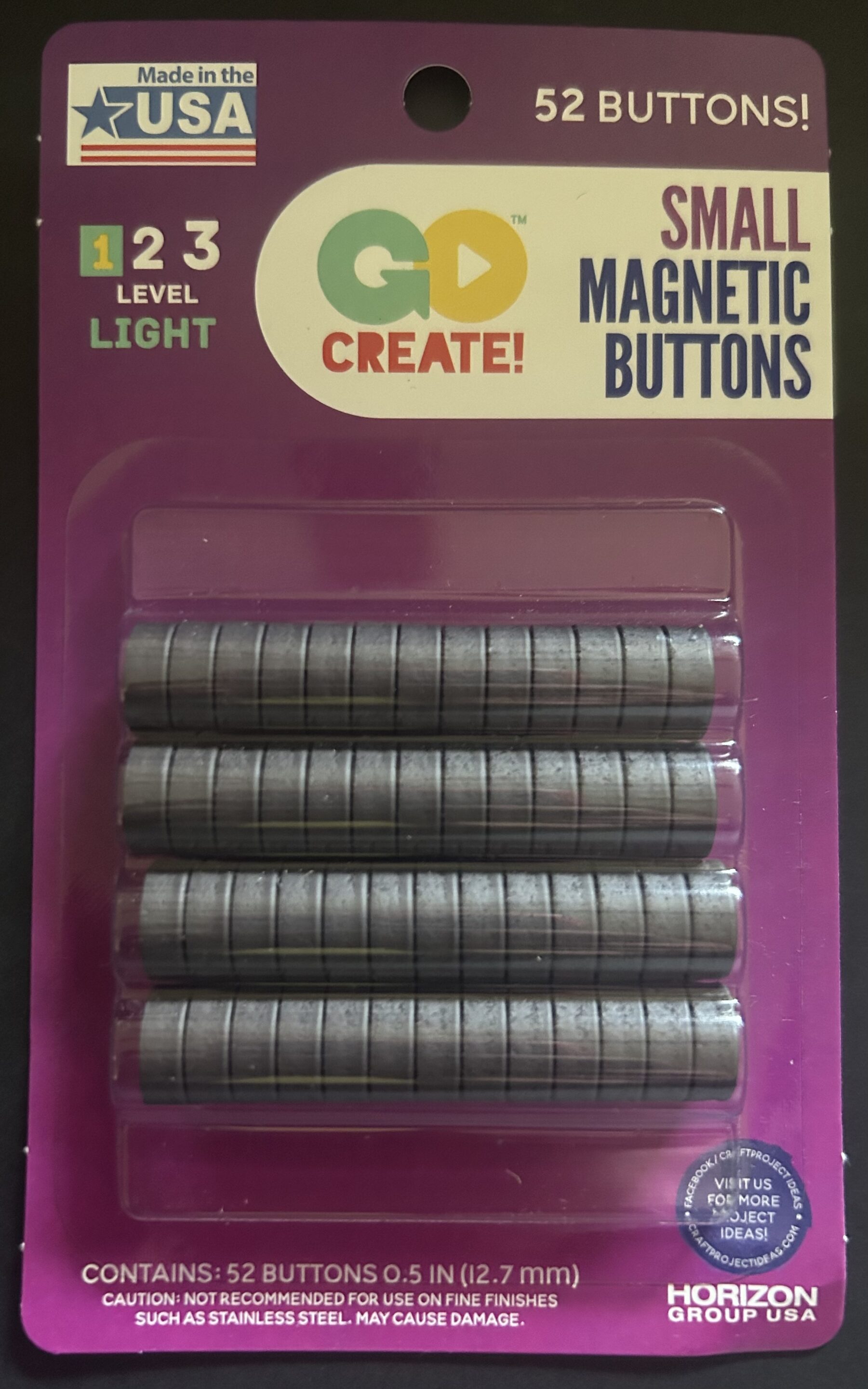 Small Magnetic Buttons 52 Buttons | Green Valley Book Fair