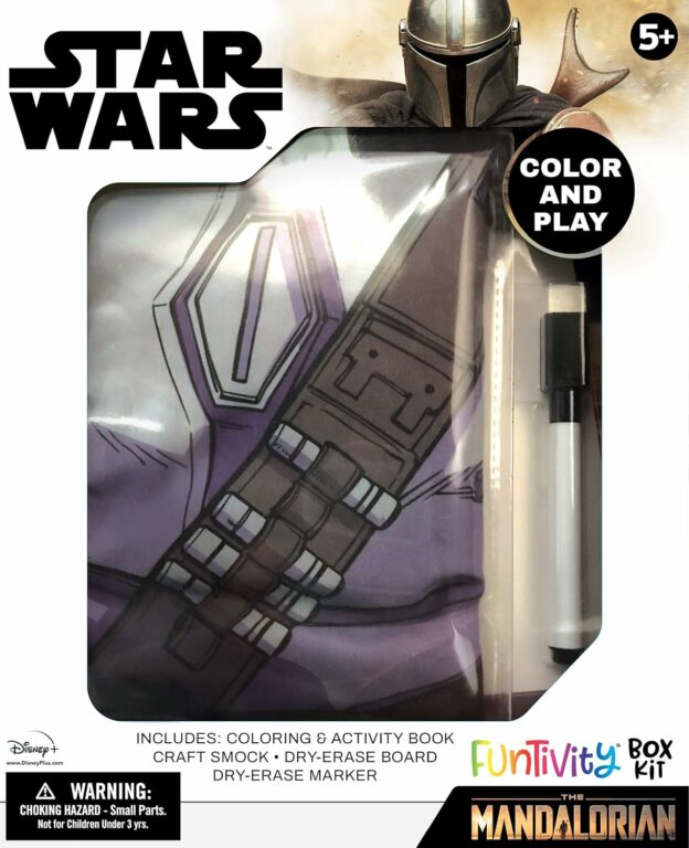 Star Wars Mandalorian Funtivity Box Kit Color & Play: Includes ...