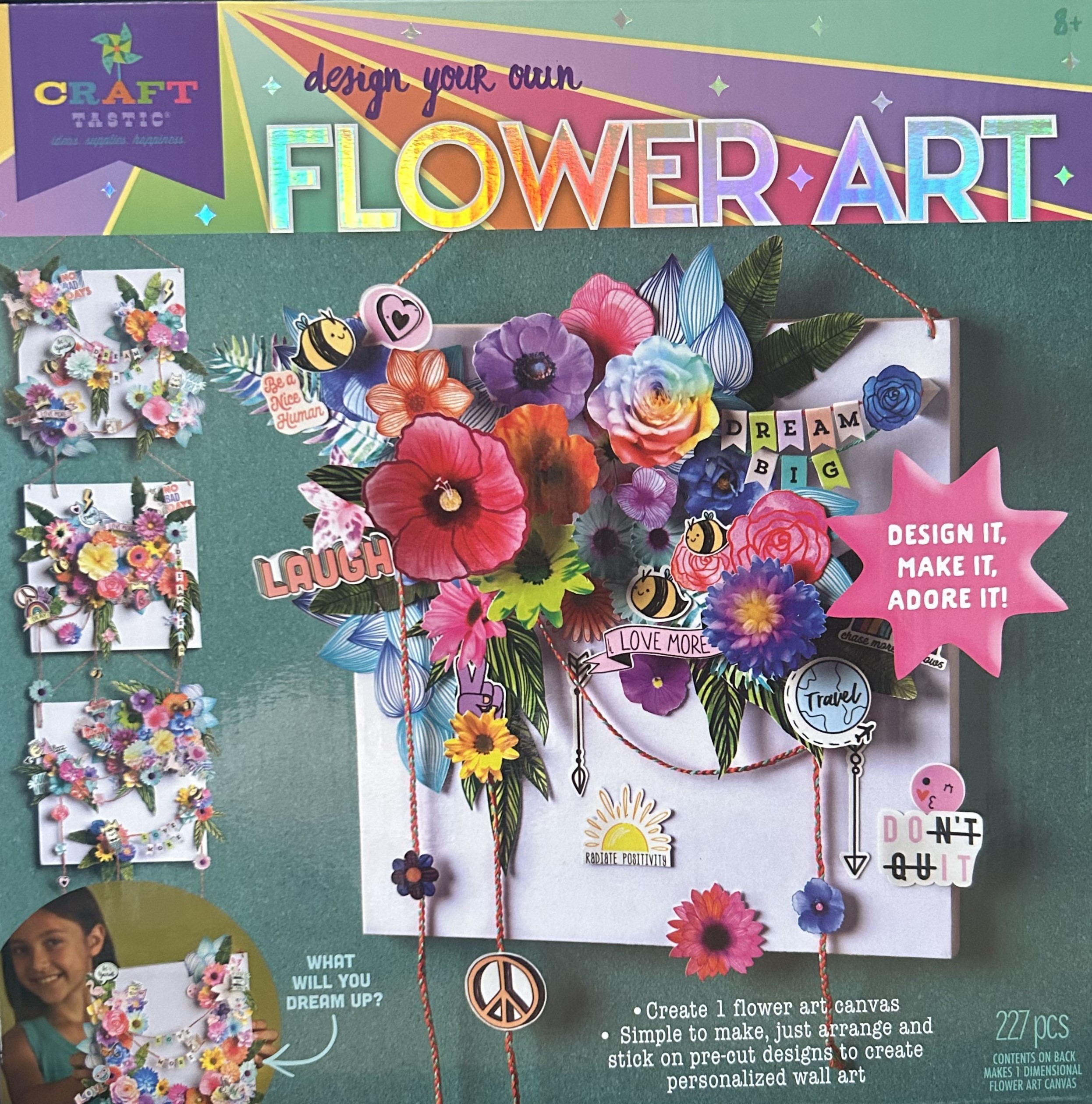 Design Your Own Flower Art Kit: Includes 277 Pieces to Create 1 Flower ...