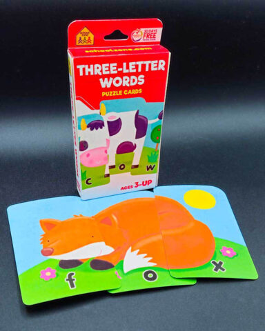 Three-Letter Words Puzzle Cards | Green Valley Book Fair