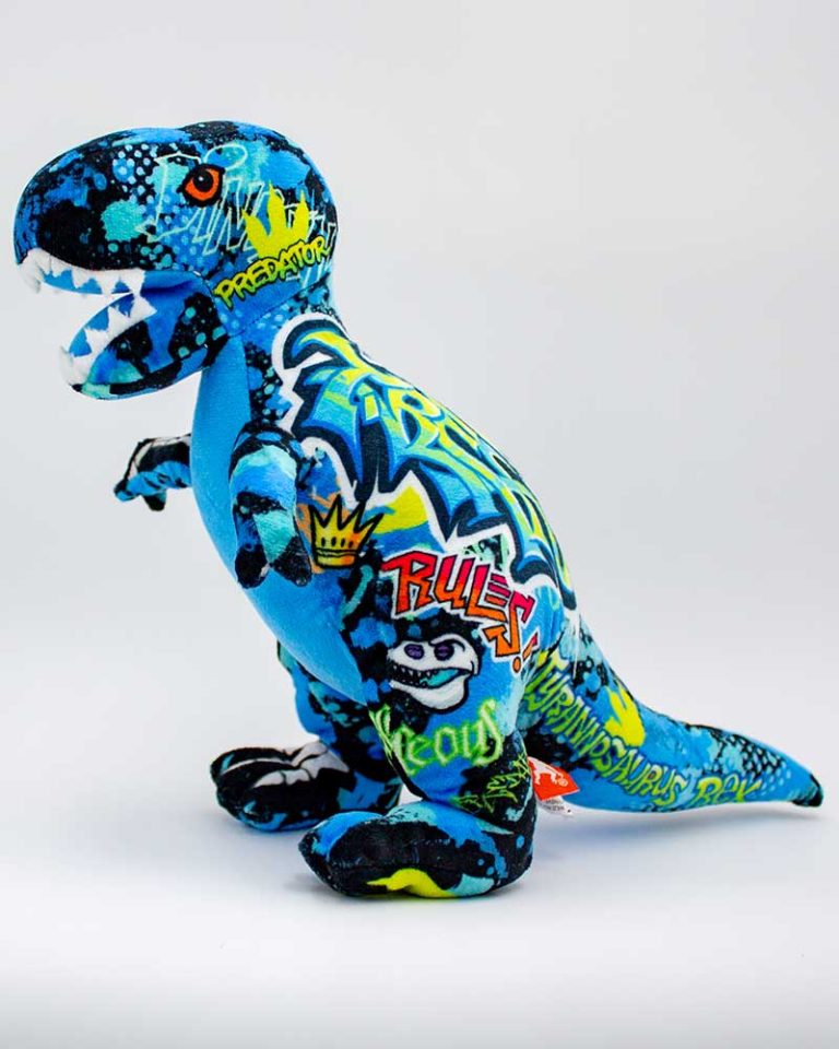 Graffiti - Dino T-Rex 12 Inch Plush | Green Valley Book Fair