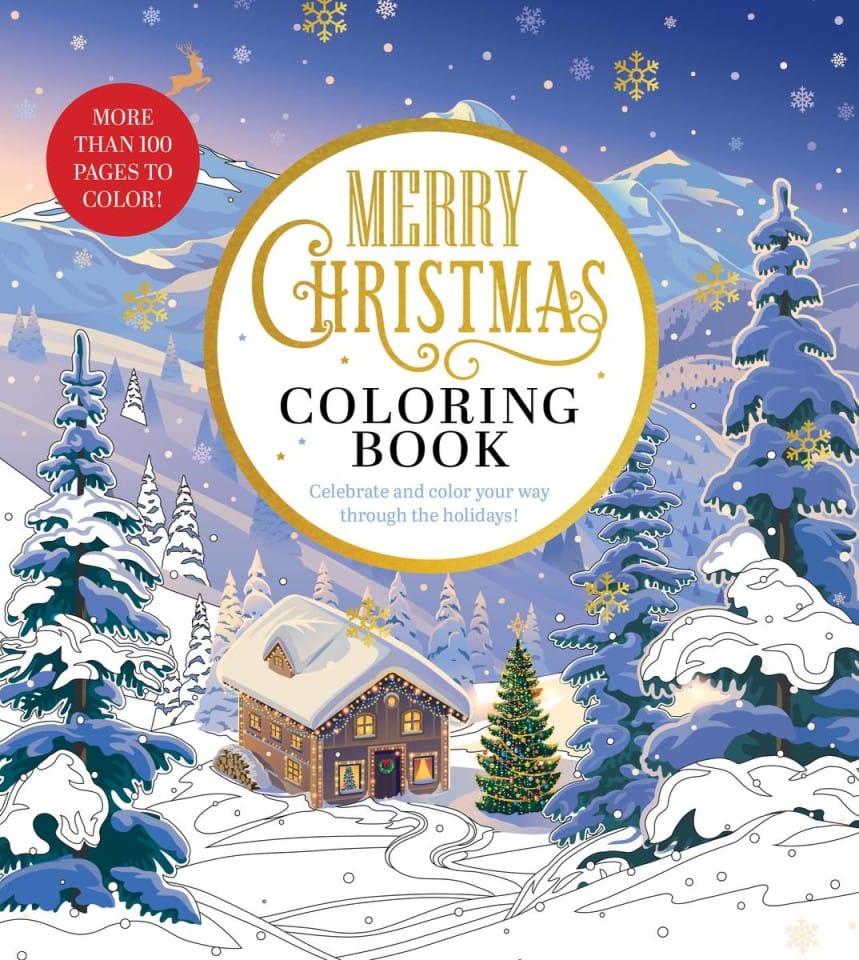Merry Christmas Coloring Book: Celebrate and Color Your Way Through the ...