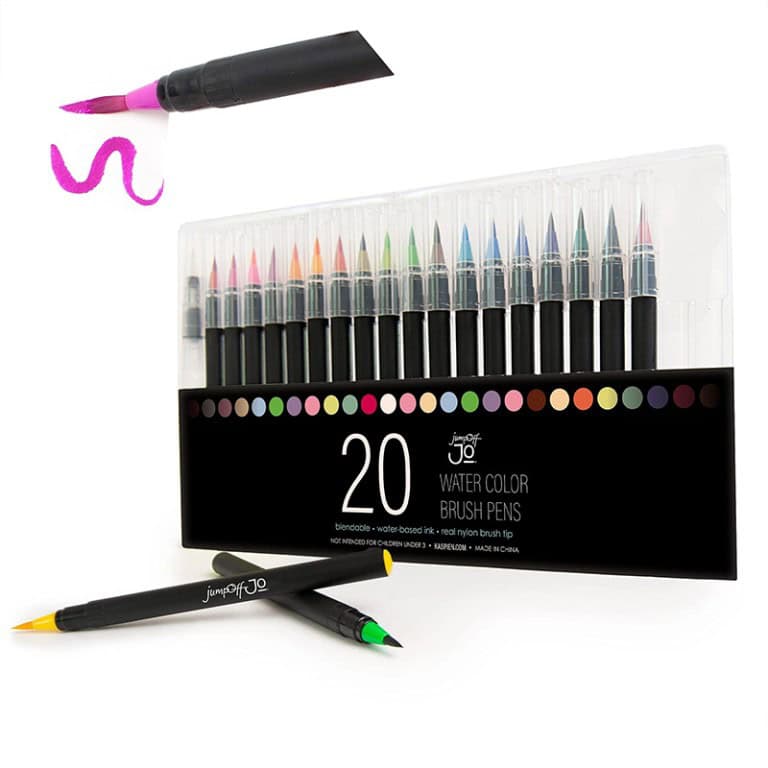 Watercolor Brush Pens (20-Pack) | Green Valley Book Fair
